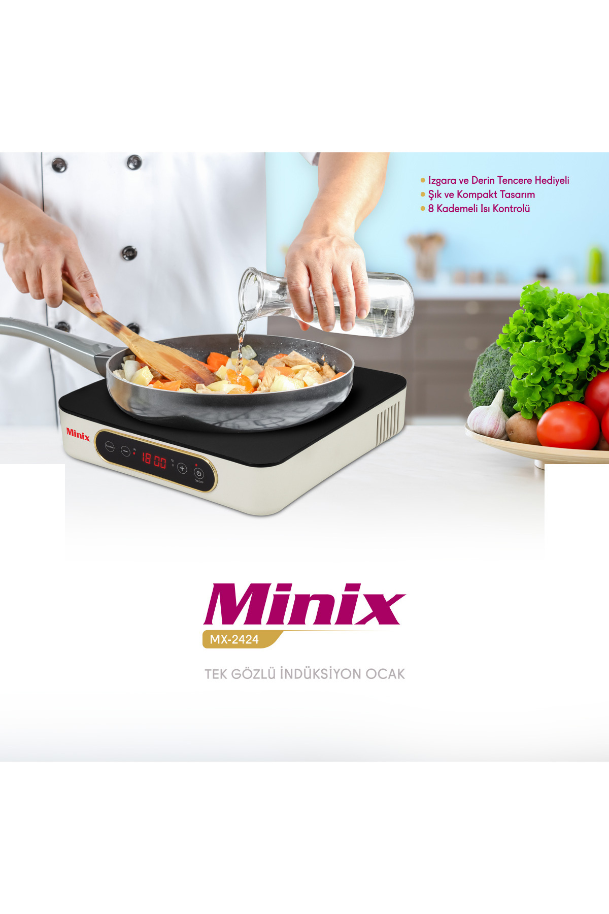 MINIX MX-2424 İndüksiyon Ocak Fiyatı, Yorumları - Trendyol