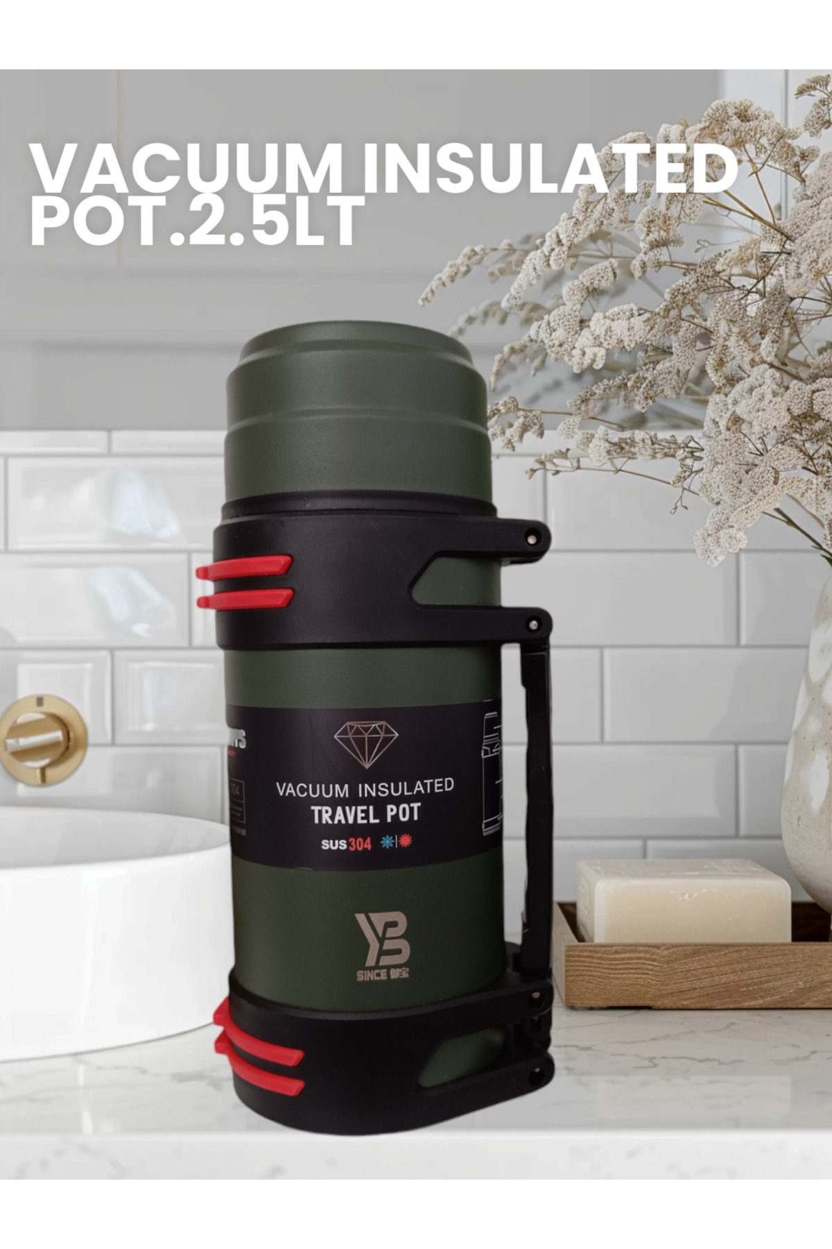 VACUUM POT 2.5 LİTRE AİLE BOYU KAMP TERMUS - Fiyatı, Yorumları