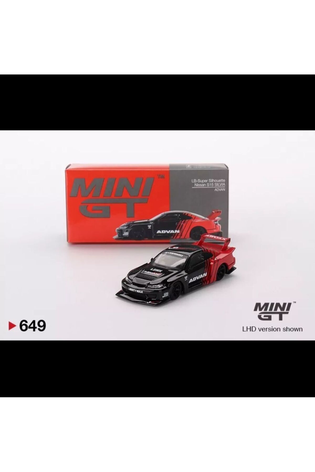 HOT WHEELS Mini GT LB Super Nissan Silvia S15 Advan #649 1/64 ...