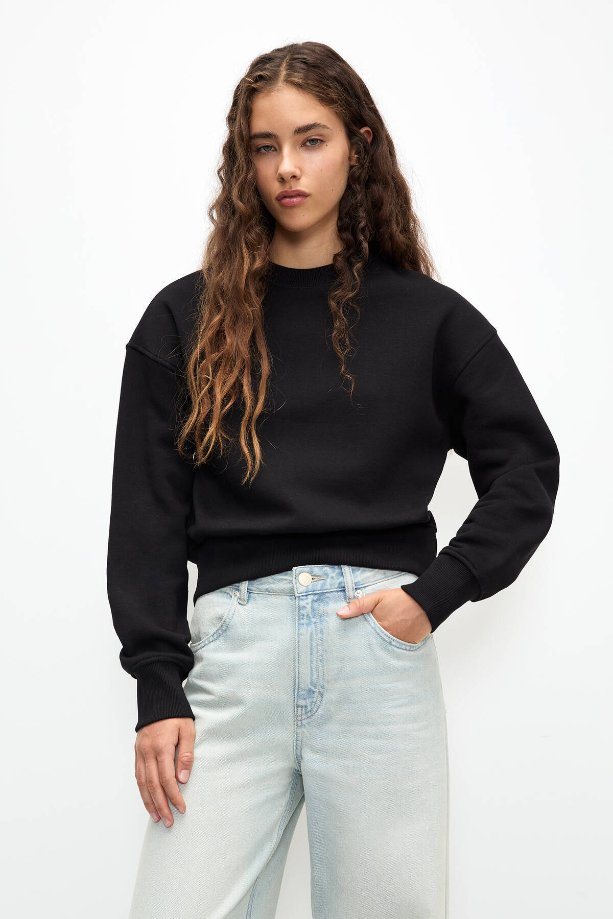 Pull & Bear Basic sweatshirt Fiyatı, Yorumları - Trendyol