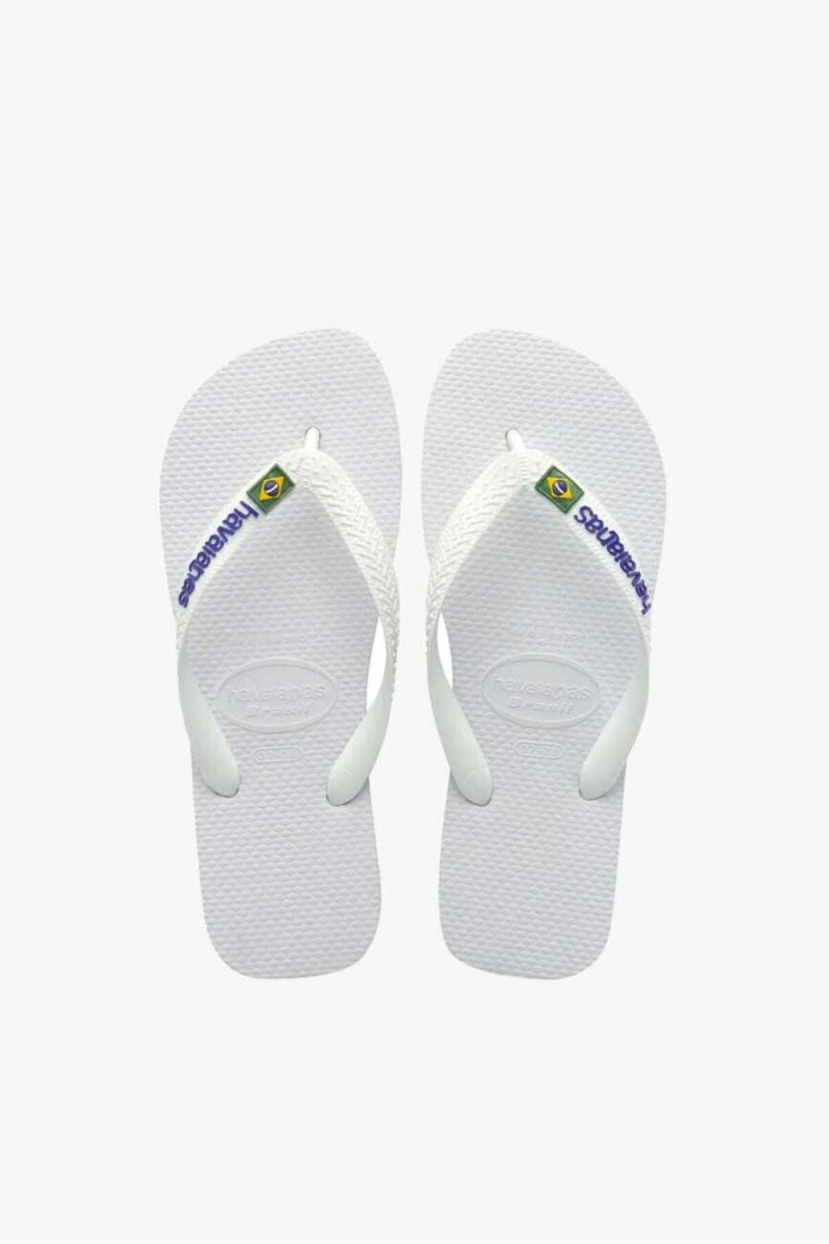 Havaianas Havanias Brasil Logo White Beyaz Erkek Terlik 4110850-0001 ...