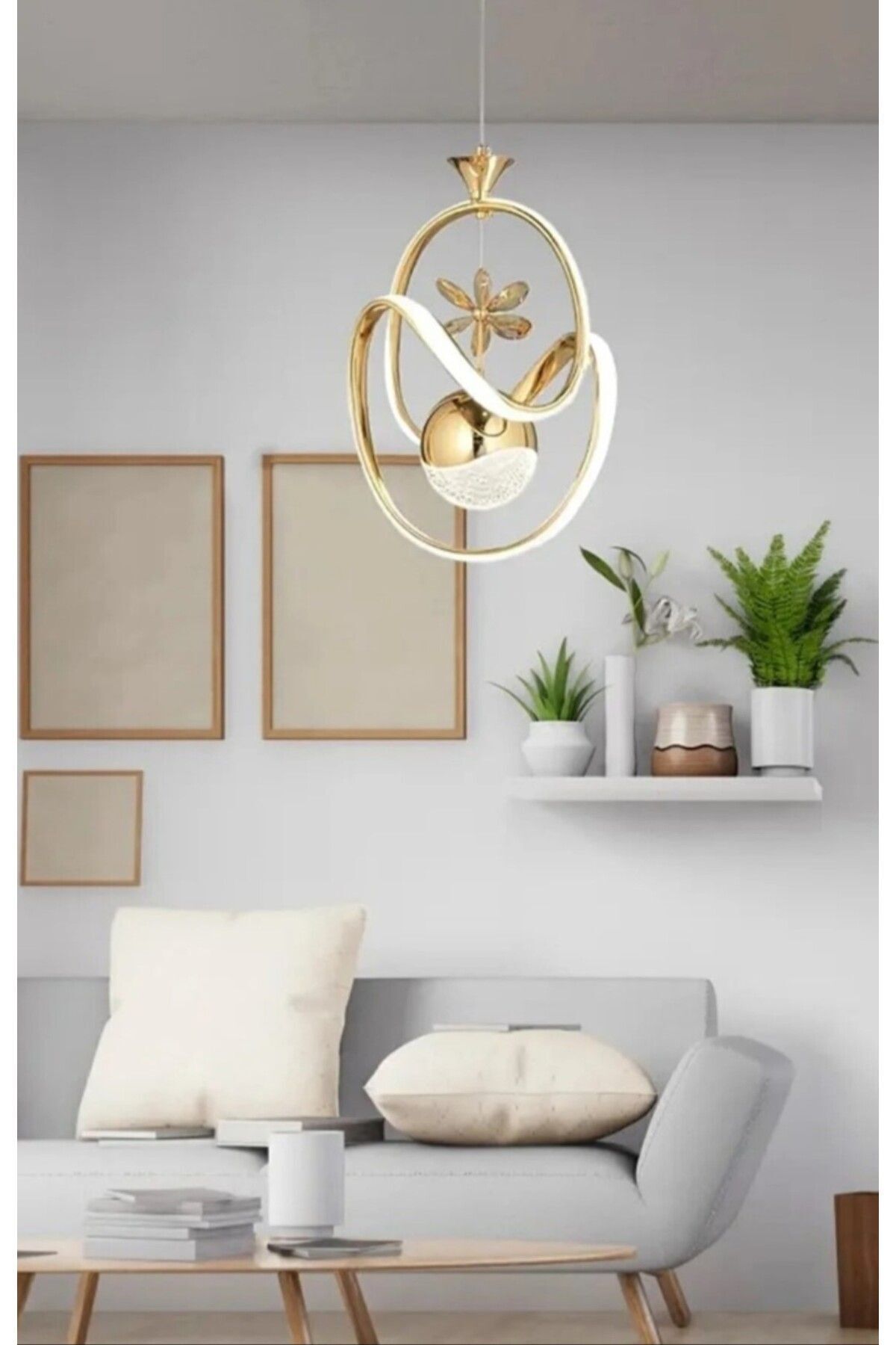 Avize Badem Gold 3 Renk Ultra Modern Ledli Avize Fiyatı, Yorumları ...
