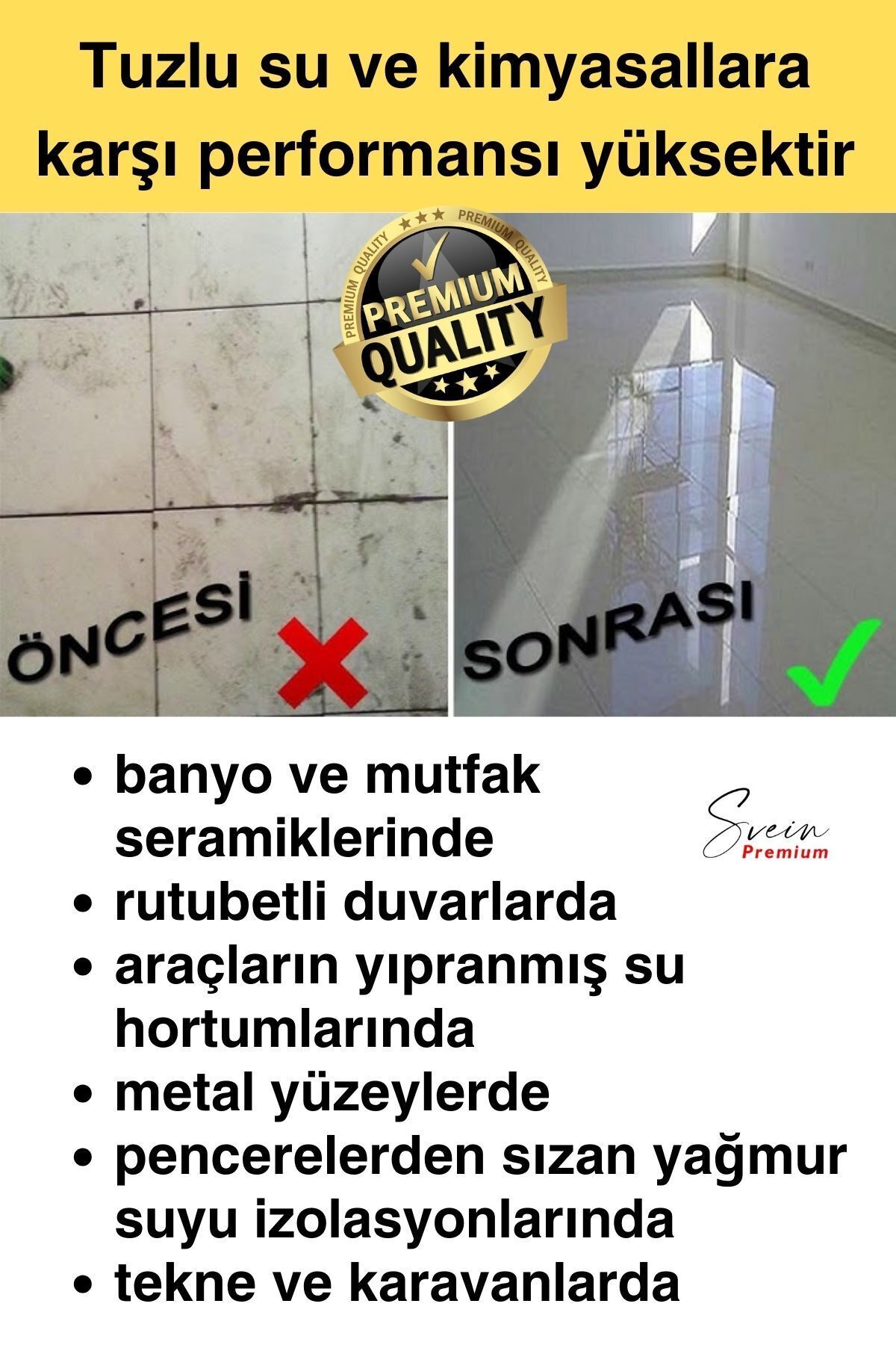 Svein Suprey Şeffaf Sızdırmazlık Su İzolasyon Spreyi Mutfak Banyo Araba ...
