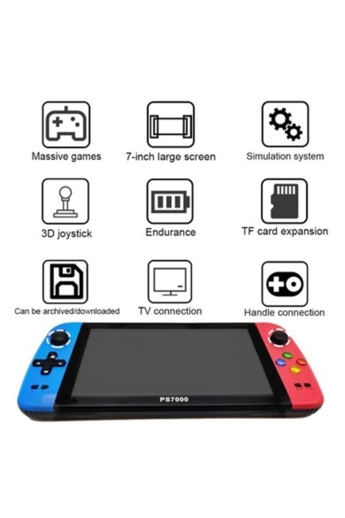 Atari Ps7000 Seri Oyun Konsolu Nostaljik 7 Inç Hd Lcd Ekran Fiyatı ...