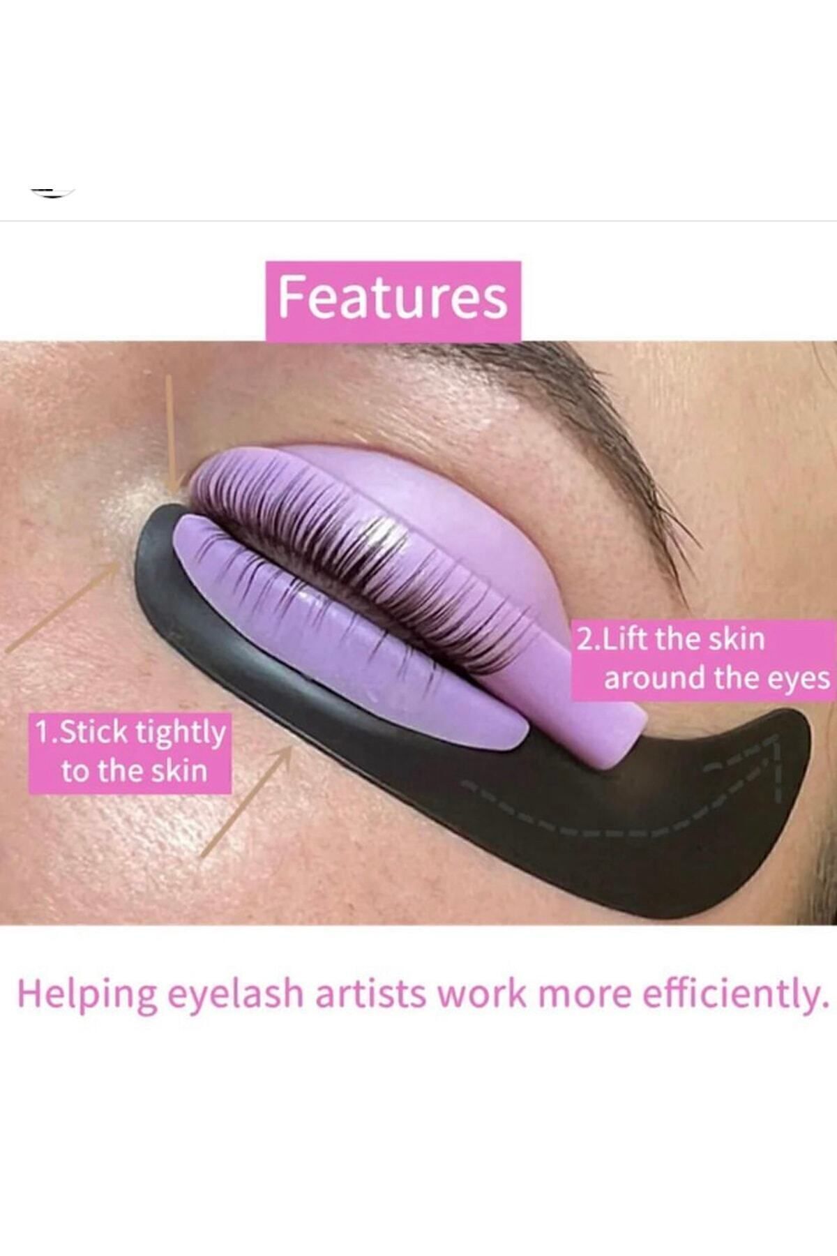 Lush Studio Yapıştırıcı Sürmeden Göze Tam Oturan Alt Üst Kirpik Lifting Laminasyon Silikonu 2li ...