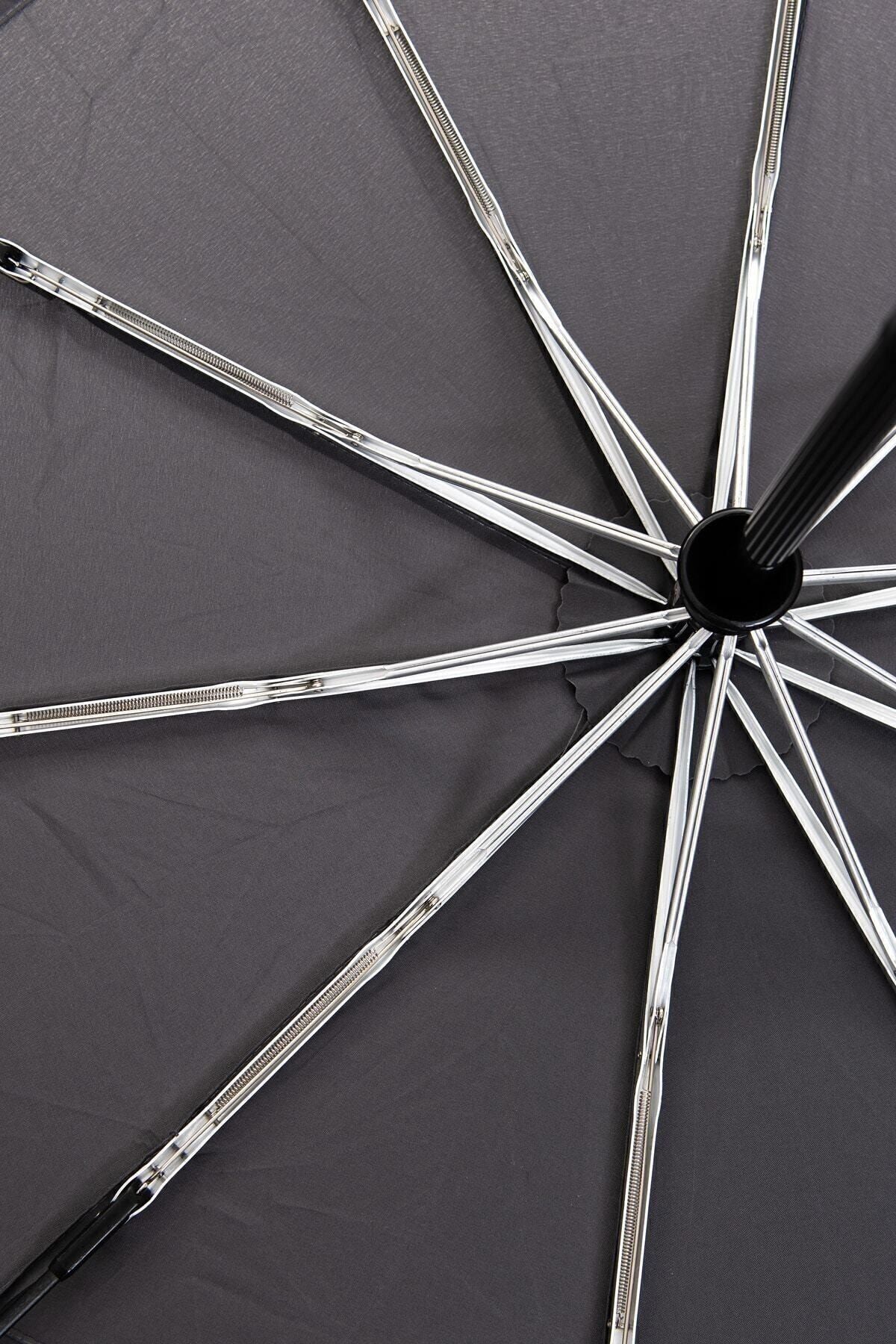 parachase 3236 Fiber Şemsiye Çift Katlı Rüzgara Dayanıklı Ahşap Saplı ...