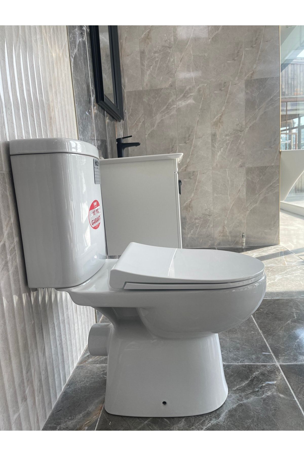 TURAVİT Alz6006 Alize Kanallı Arkadan Çıkışlı Klozet, Nkp Yavaş Kapak ...