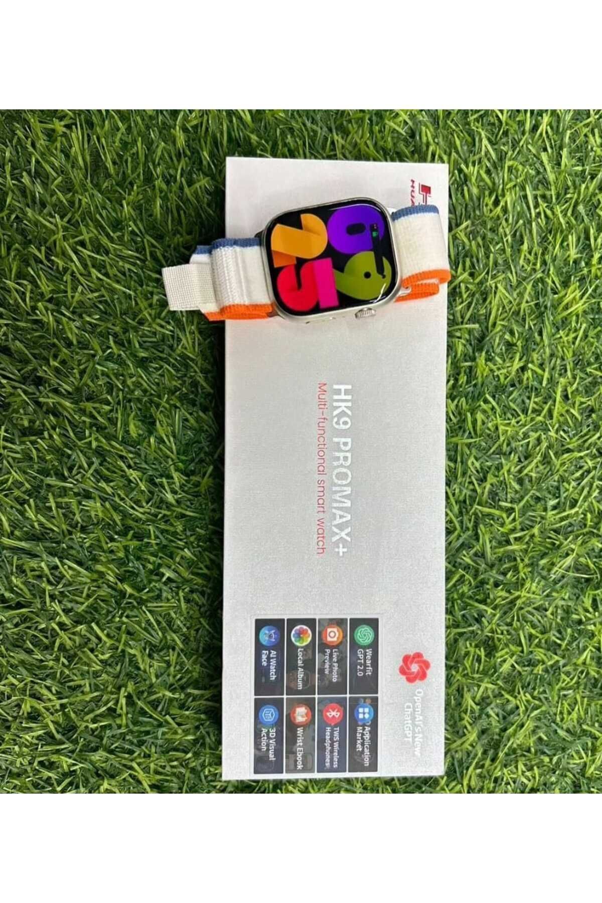 Samet Global Hk9 Pro Max Plus 2Gb Dahili hafıza/ chat gpt / 3D Animasyonlu Gen 4 Amoled Watch 10 ...