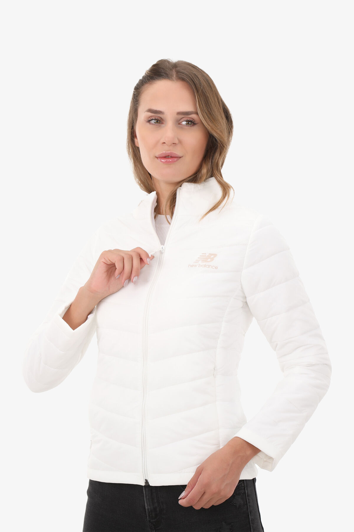 New Balance Lifestyle Women Jacket Kadın Beyaz Mont Wnj3385-wt Fiyatı ...