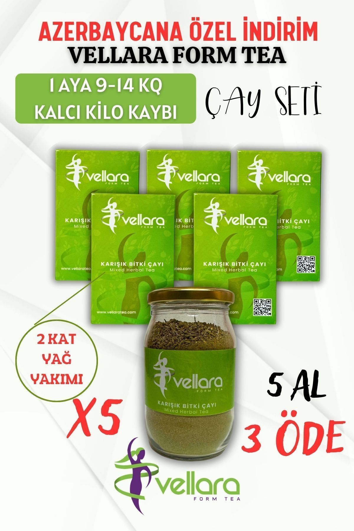 Vellara First Class Tea Vellara 5 Li Seti , Slimming kinoa first 5 Al 3 ...