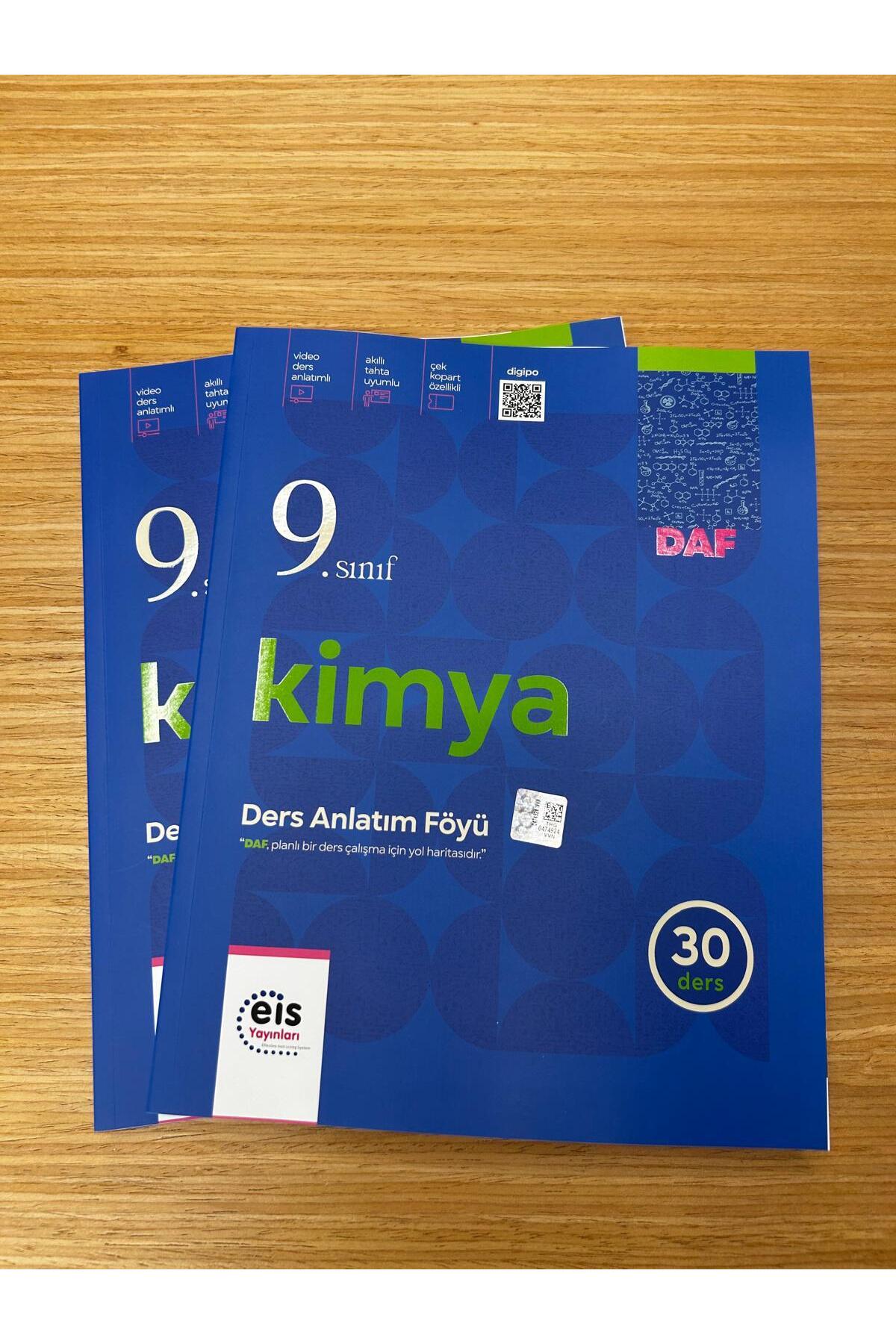 Eis Yayınları Eis 9. Sınıf Kimya DAF Ders Anlatım Föyleri 2025 Güncel Müfredat - Fiyatı, Yorumları