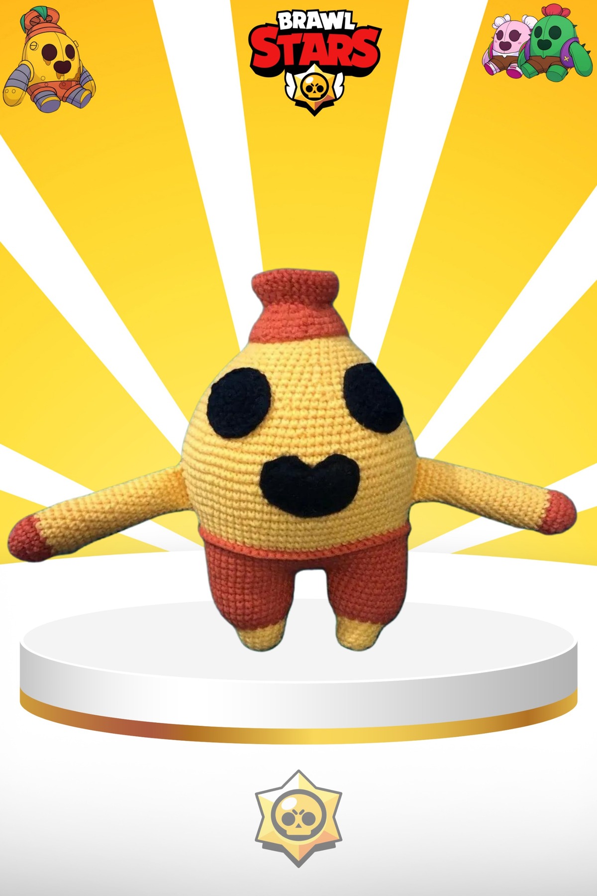 Hobi Dünyası BRAWL STARS ROBO SPİKE EL YAPIMI AMİGURAMİ Fiyatı ...