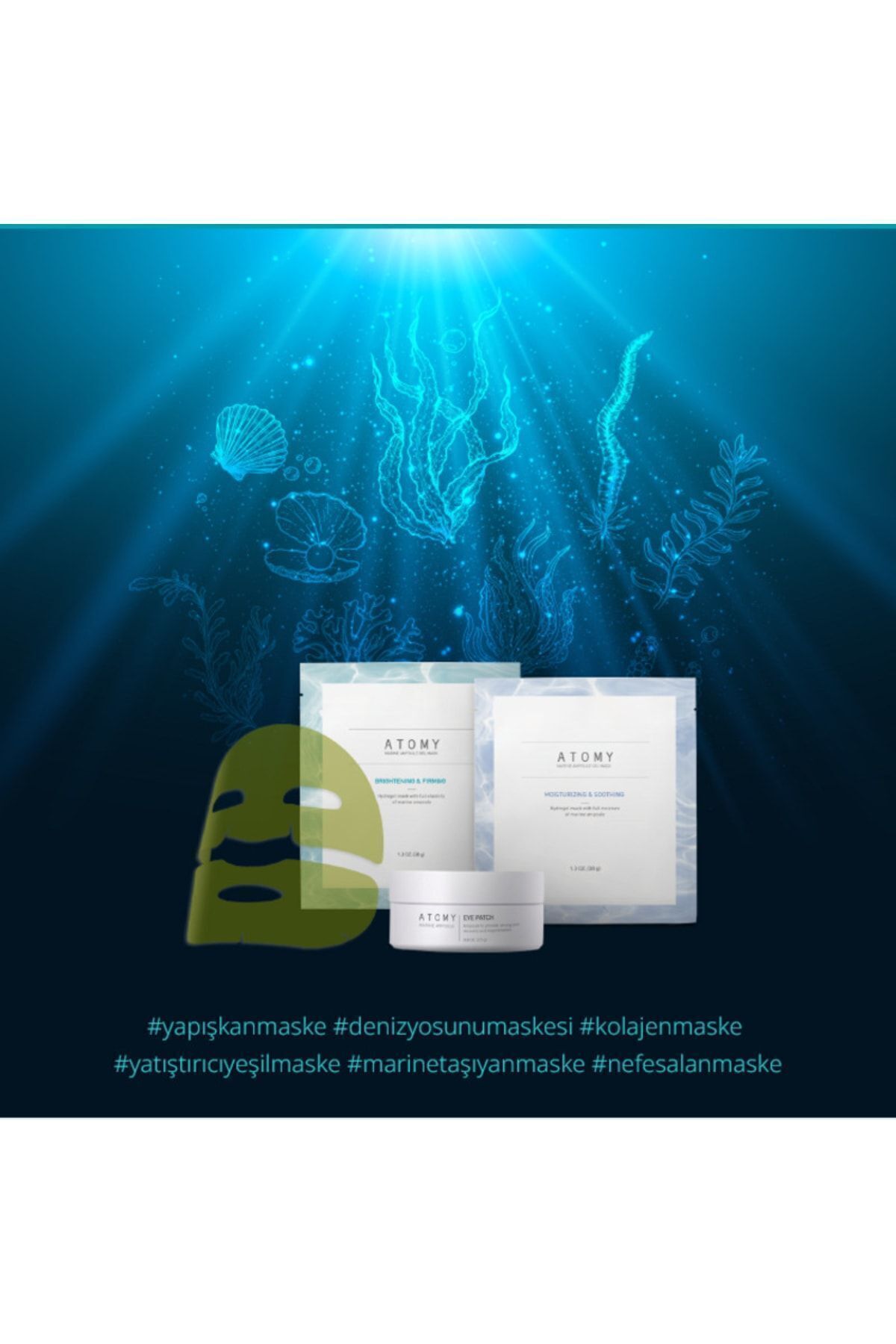 Atomy Marine Hidrojel Maske Yeni Nesil Aydınlatıcı Fiyatı, Yorumları ...