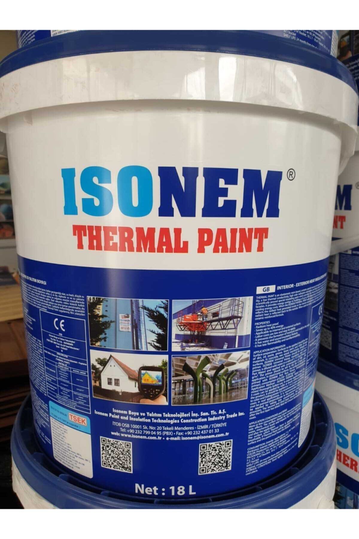 Isonem Thermal Paint Beyaz 18 lt - Fiyatı, Yorumları