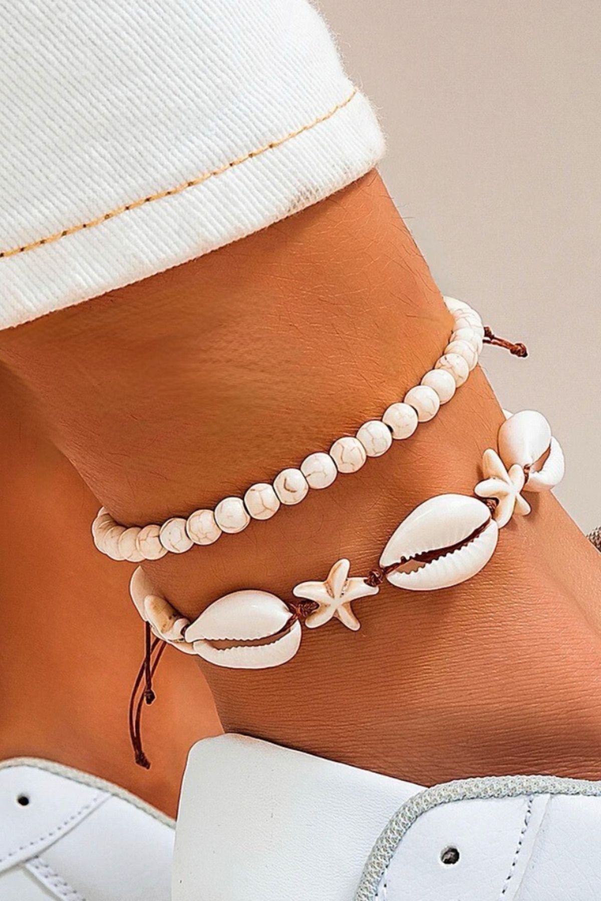 PETEK AKSESUAR 2 Li Deniz Kabuğu Deniz Yıldızı Halhal Bileklik Set Fiyatı, Yorumları - Trendyol