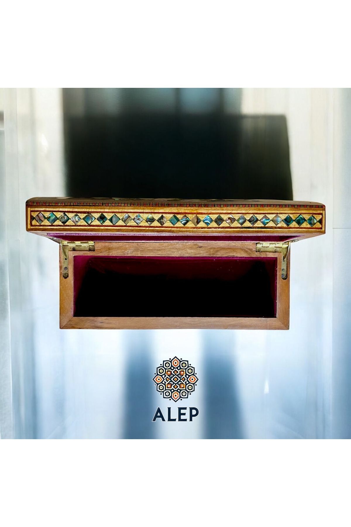 ALEP Doğal Sedef ile İşlenmiş Takı/Mücevher Kutusu - Fiyatı, Yorumları