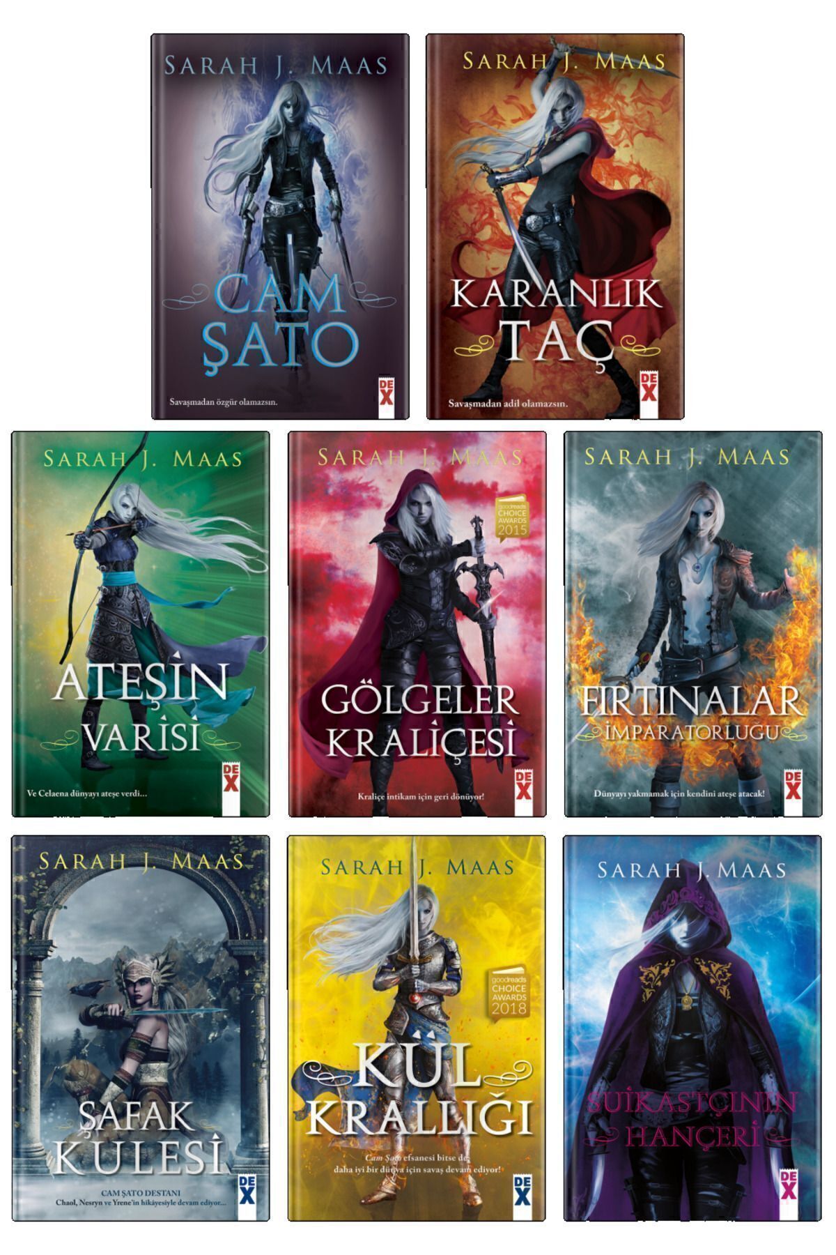 Dex Cam Şato Serisi 8 Kitap Set - Sarah J. Maas Fiyatı, Yorumları - Trendyol