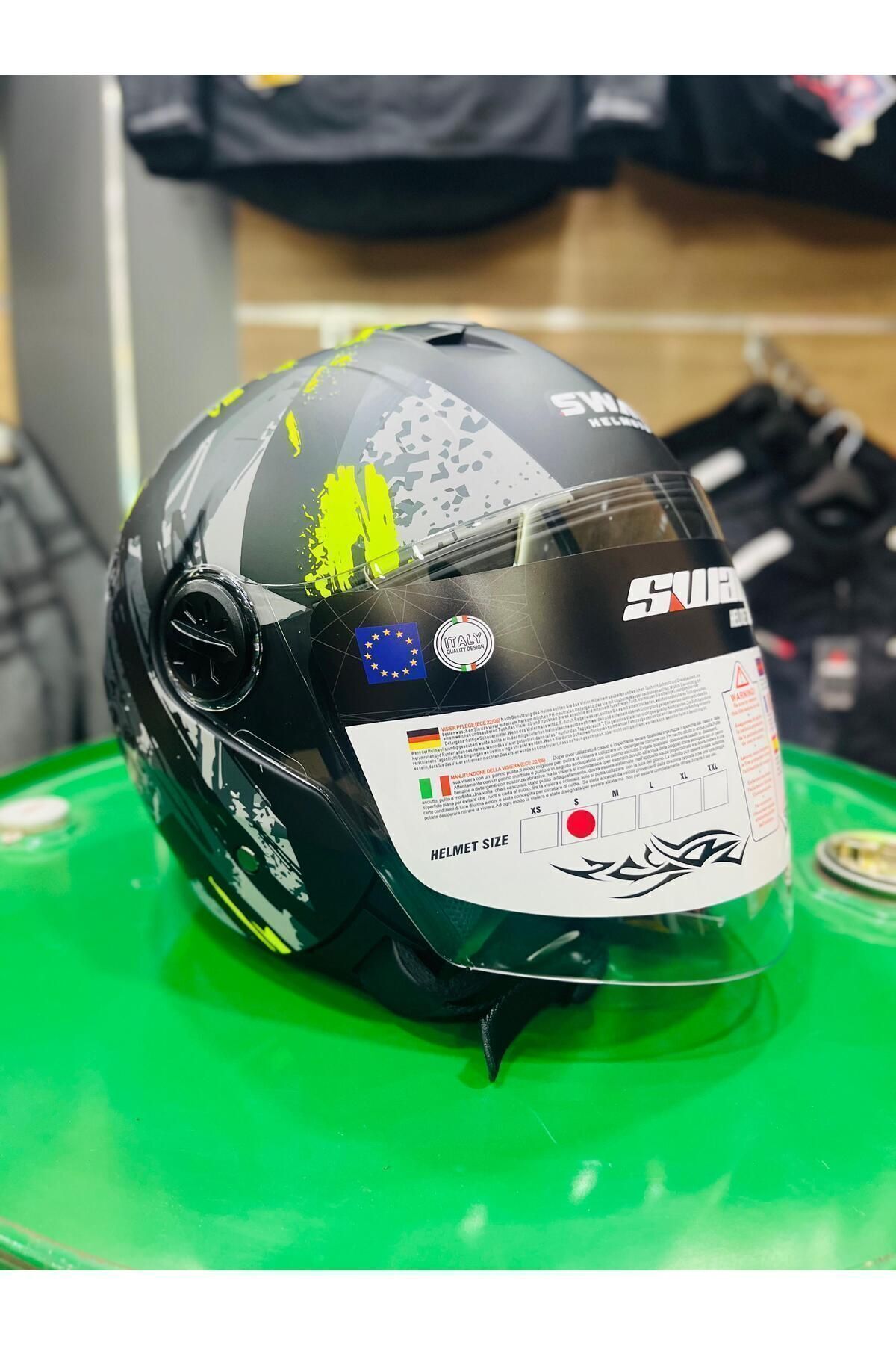 Sway TEZ MOTOR SWAY 715 AÇIK MOTOSİKLET KASKI - Fiyatı, Yorumları