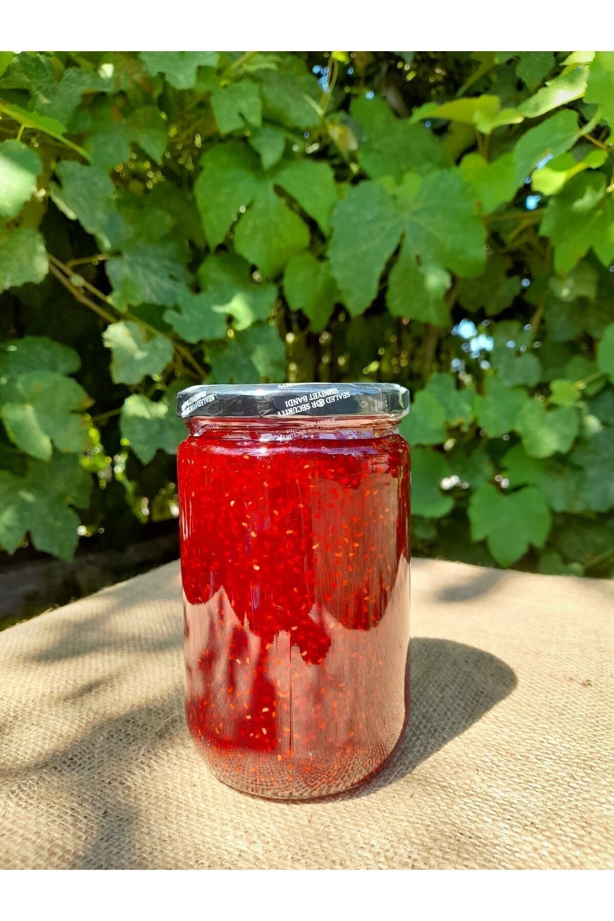 Yeşil Düzce Ahududu Frambuaz Reçeli 750 gr Katkısız %75 Meyve Raspberry ...