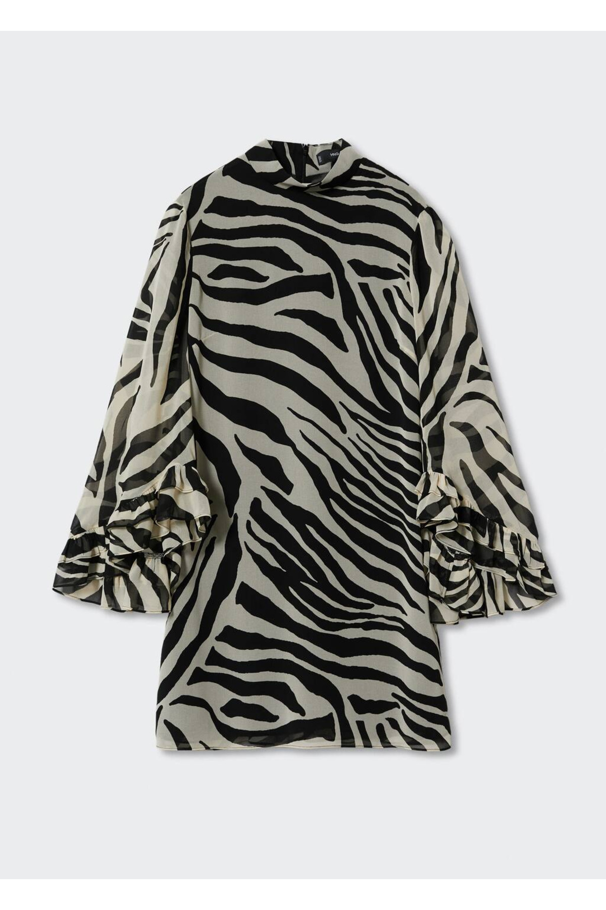 MANGO Zebra Desenli Şifon Kısa Elbise Fiyatı, Yorumları - Trendyol