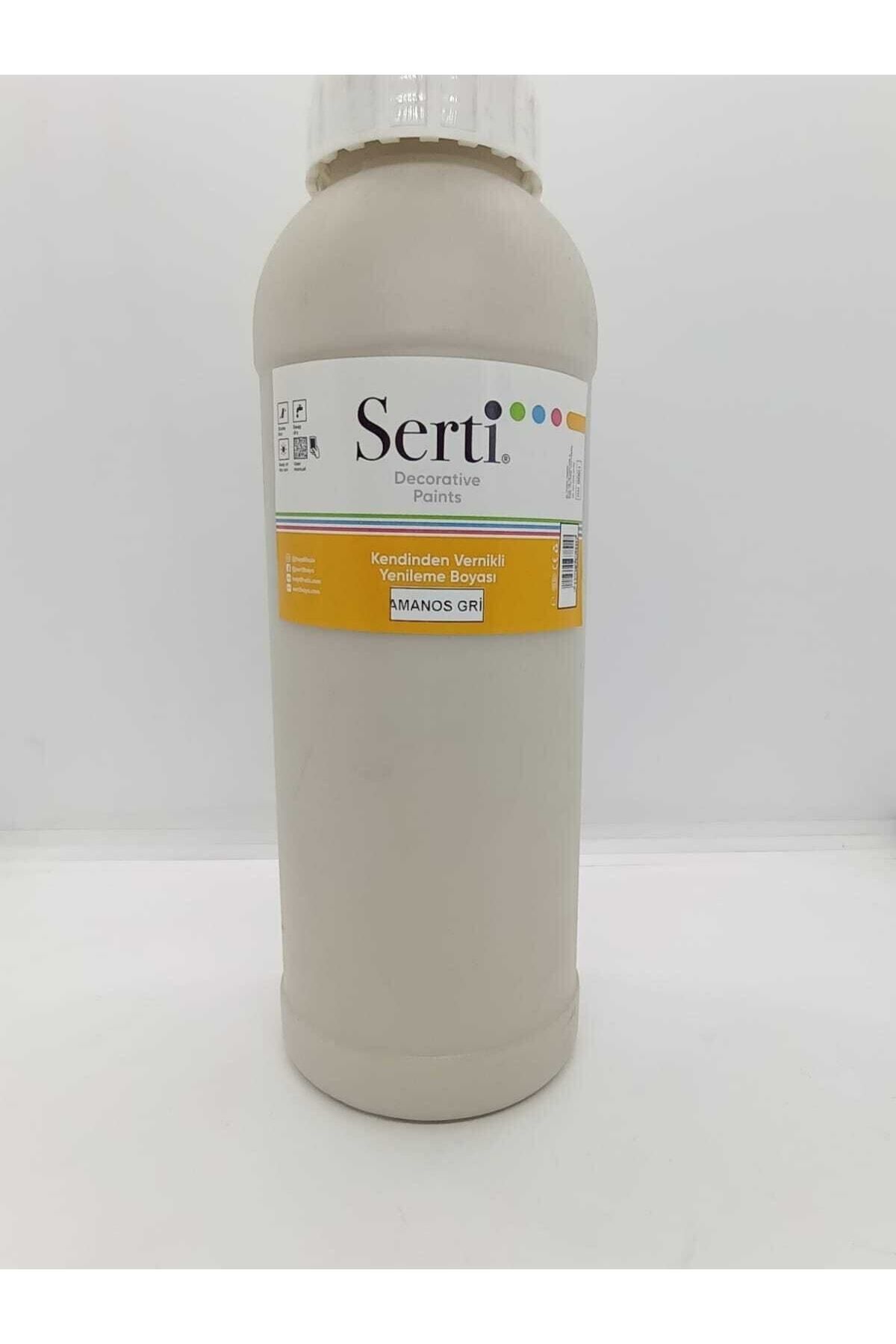 Serti Hobby Paint Kendinden Vernikli Yenileme Boyası Amanos Gri ...