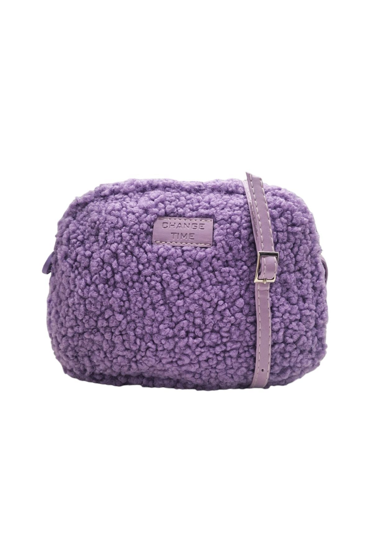 KIDIL Kadın Mor Peluş Kürklü Çapraz Omuz Çantası Fiyatı, Yorumları ...