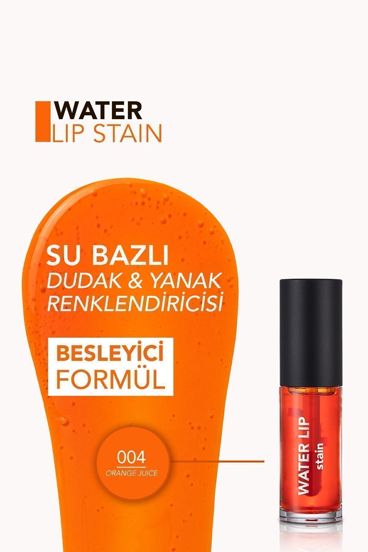 Flormar Water Lip Stain Ruj 004 Orange Juice Turuncu Fiyatı - Trendyol