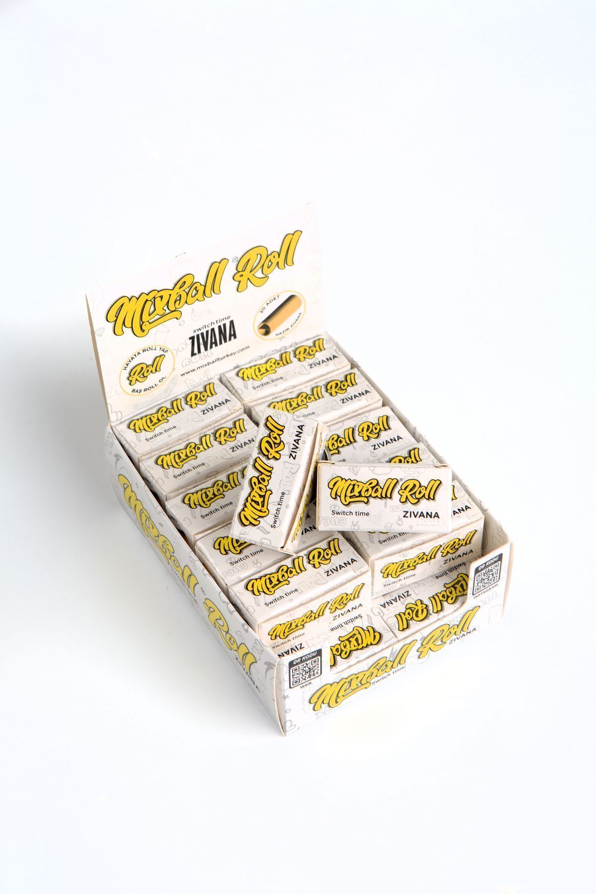 Mixball Roll 7mm X 20mm 20 Adet Yeni Nesil Organik Kağıt Filtre Hazır ...