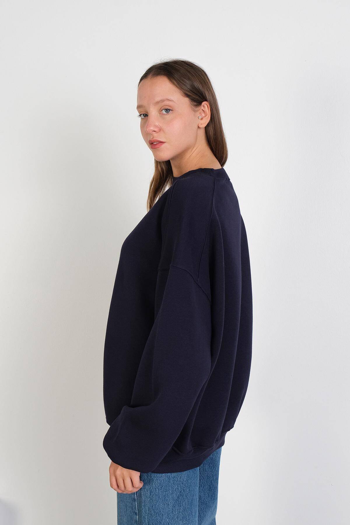 Addax Bisiklet Yaka Şardonlu Basic Sweatshirt S3408-k11 Fiyatı, Yorumları - Trendyol