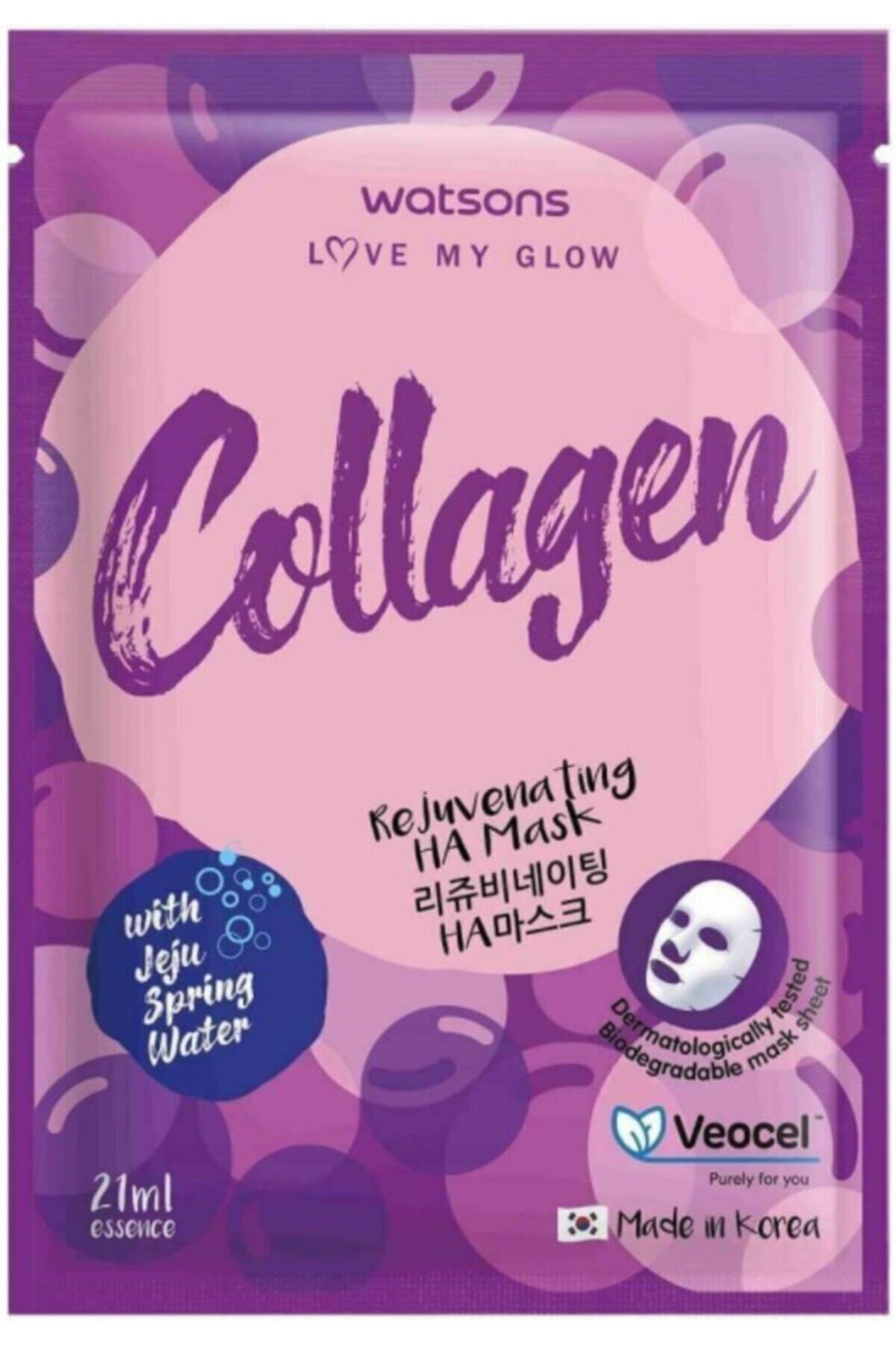 Watsons Love My Glow Rejuvenating Sheet Mask Collagen & Ha 1pc Fiyatı ...