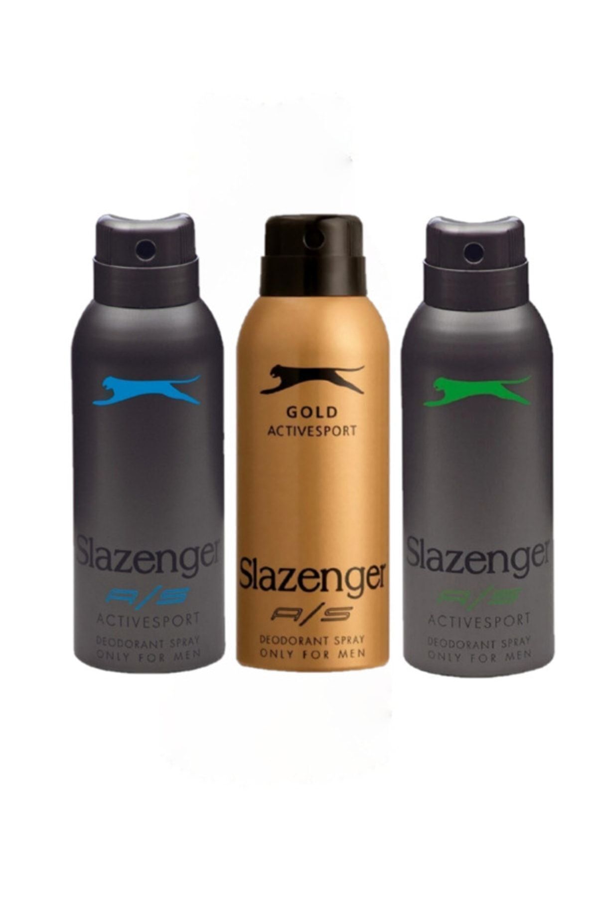 Slazenger Active Sport Gold Yeşil Mavi Deodorant 3x 150ml Set Fiyatı ...
