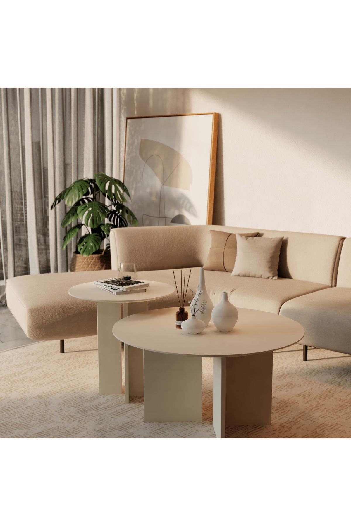 kuppdesign Leo Orta Sehpa Krem Ikili Set Fiyatı, Yorumları - Trendyol