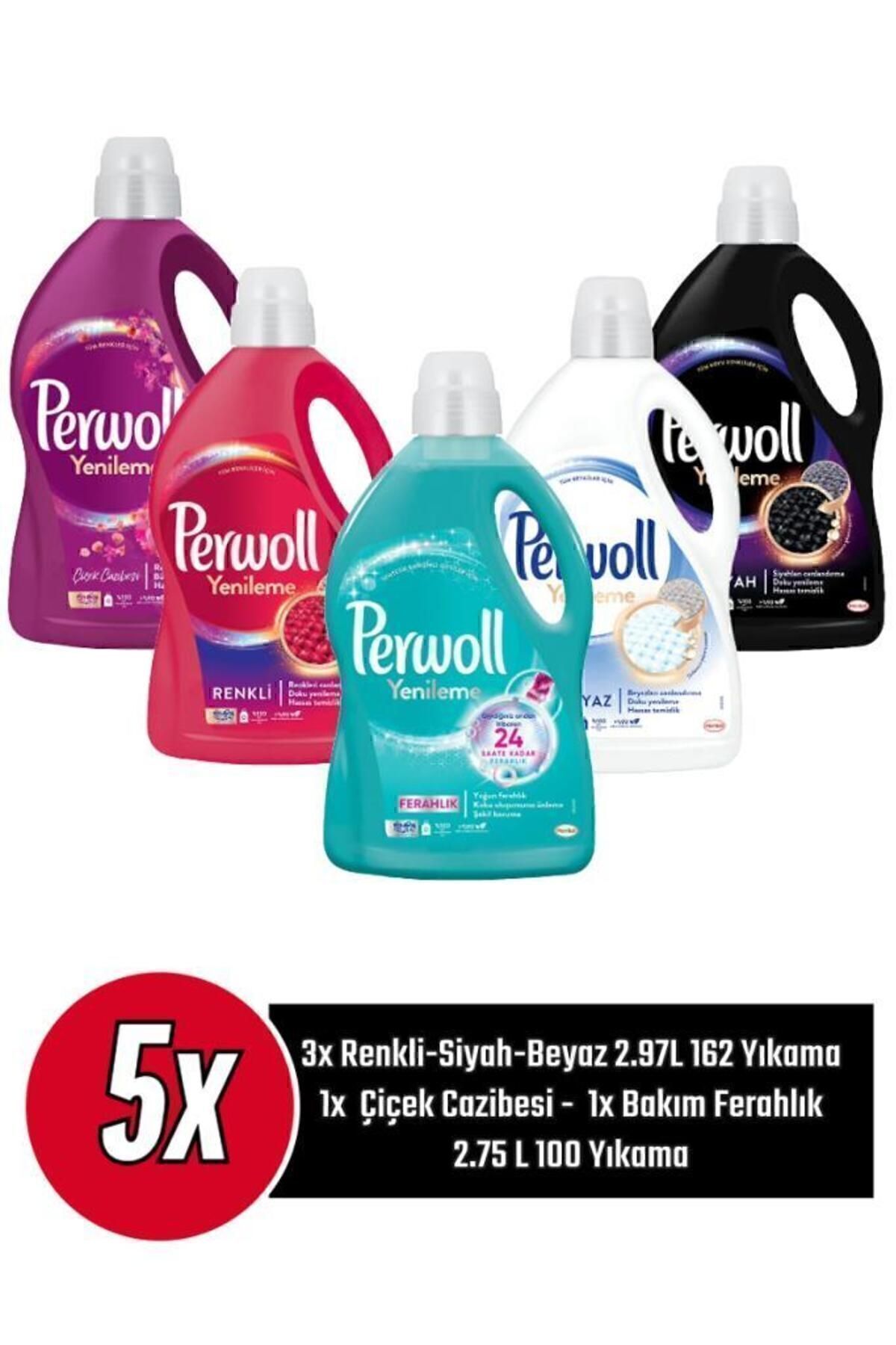 Perwoll Sıvı Çamaşır Deterjanı 4x2.97L (266 Yıkama) – Siyah, Renkli ...