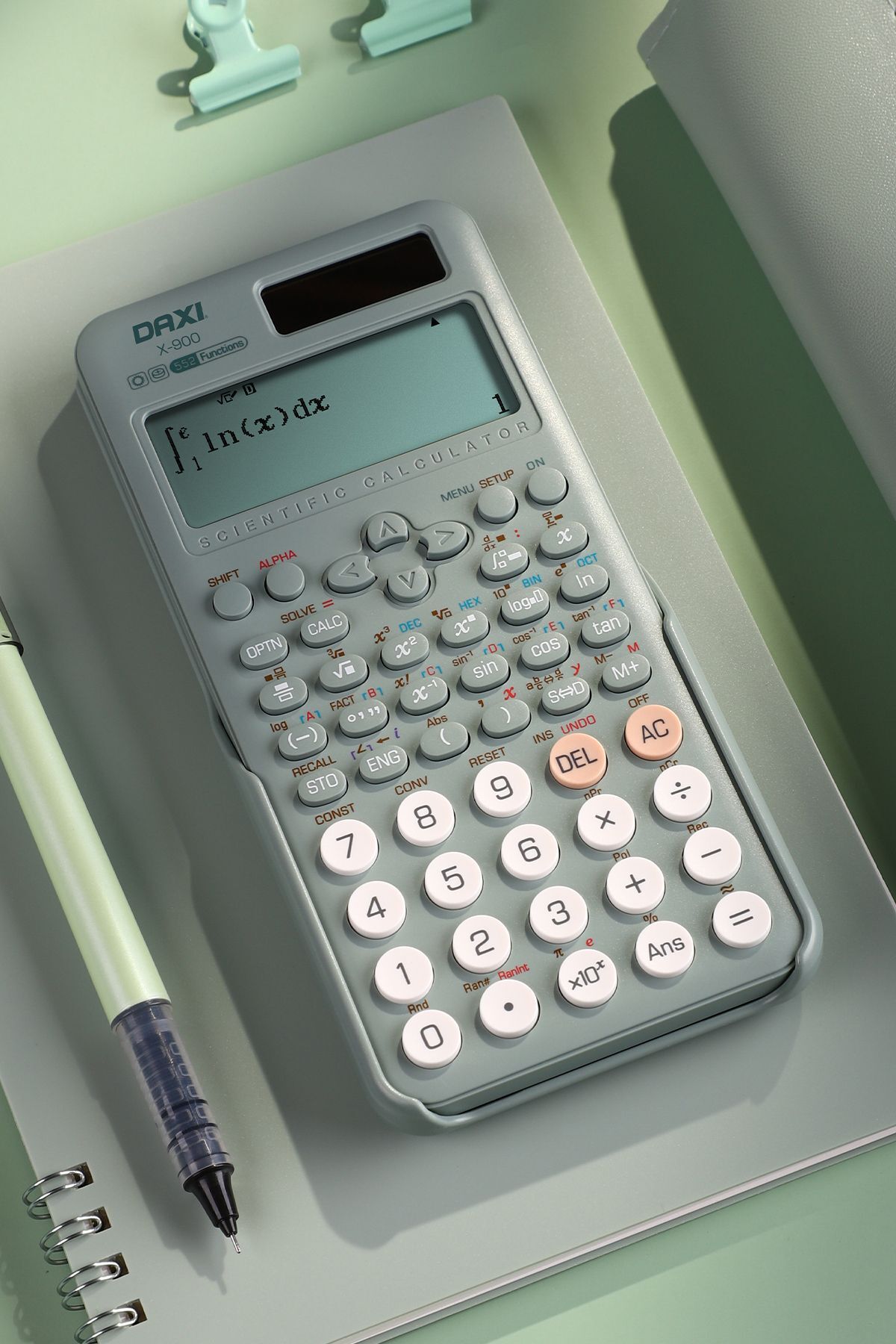 Daxi X-900 552 Fonksiyonlu Bilimsel Hesap Makinesi, Mint Yeşili - Fiyatı, Yorumları