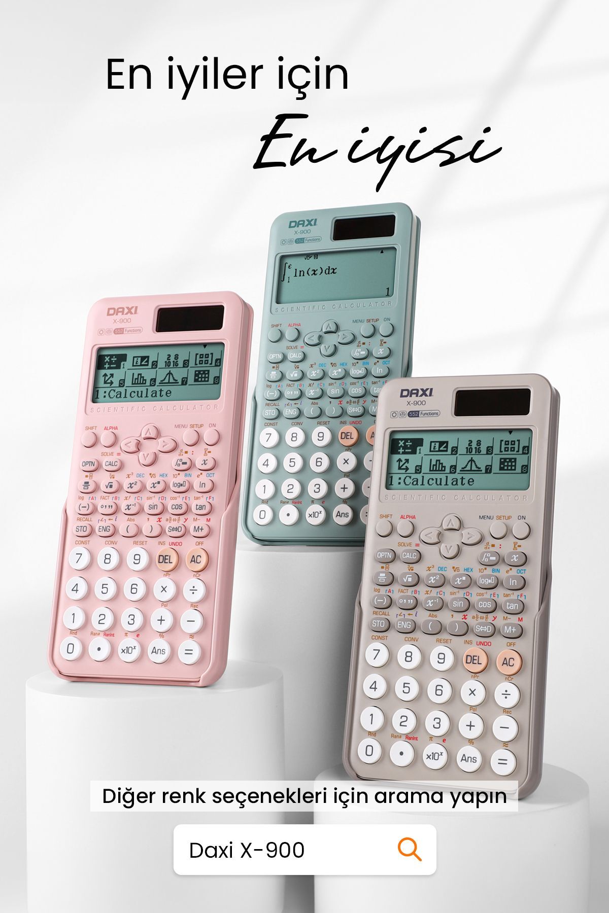 Daxi X-900 552 FONKSİYONLU BİLİMSEL HESAP MAKİNESİ, SİYAH - Fiyatı ...