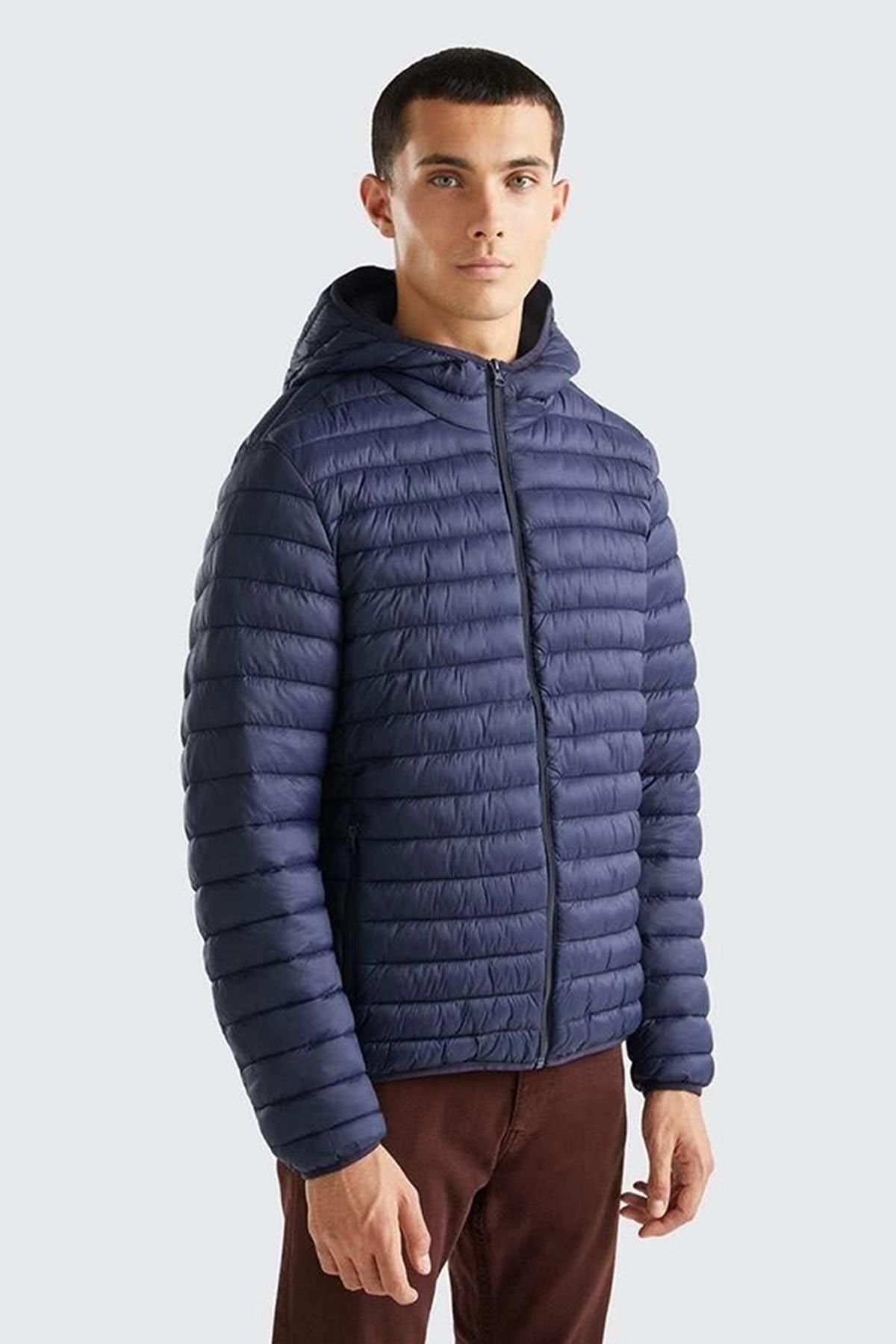 United Colors of Benetton Erkek Kapüşonlu Mont 2ba2un02o Fiyatı ...