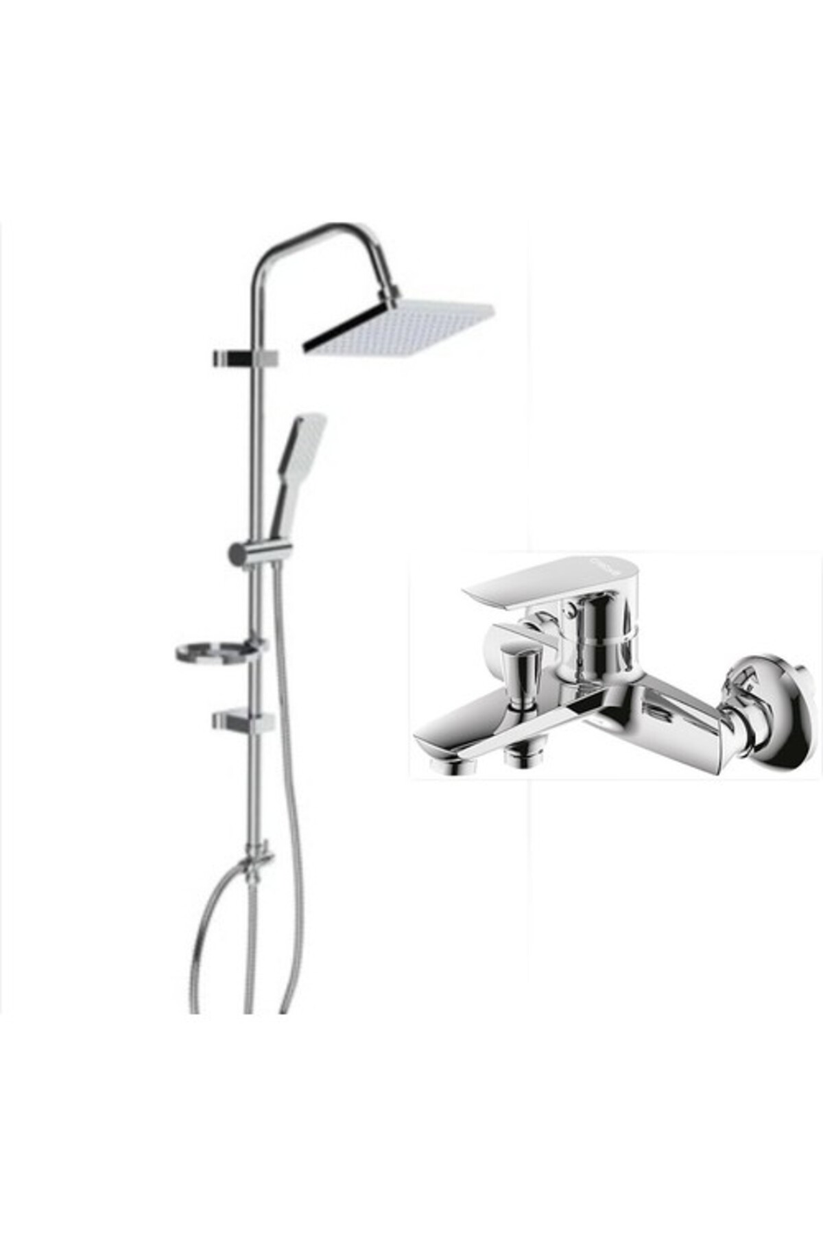 Creavit Sh630 Ikili Solo Duş Seti Takımı (DUŞ SİSTEMİ BANYO BATARYASI ...