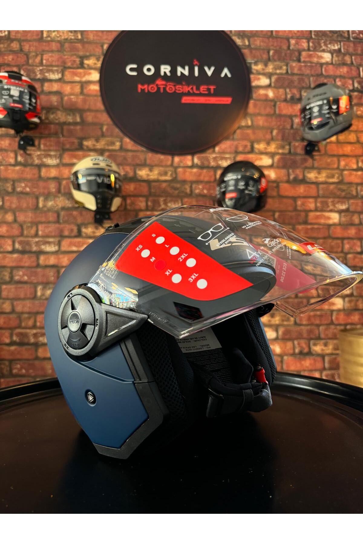 LS2 AIRFLOW 2 MAT NAVY MAVİ KASK - Fiyatı, Yorumları