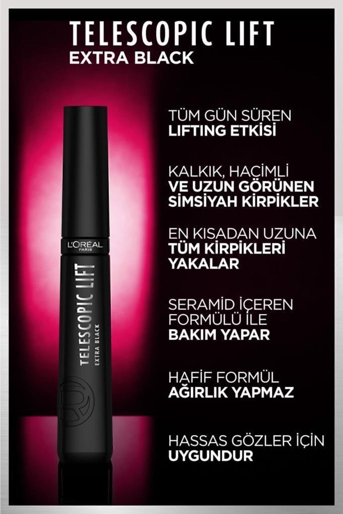 L'Oreal Paris Telescopic Lift Extra Black Maskara Fiyatı, Yorumları ...