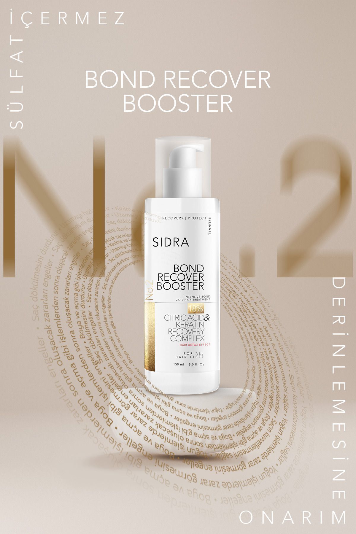 SIDRA PROFESSIONAL BOND Sıdra No.2 Bond Recover Booster 150 Ml - Fiyatı ...
