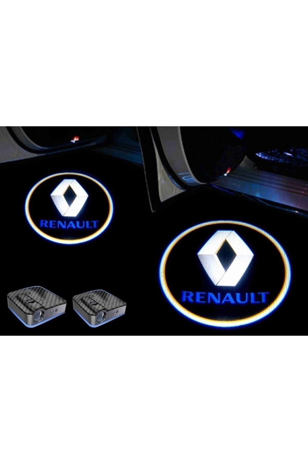 MISIRLIGRUP Renault Kapı Altı Logo Pilli Kapı Altı Led Logo Sensörlü 2 ...