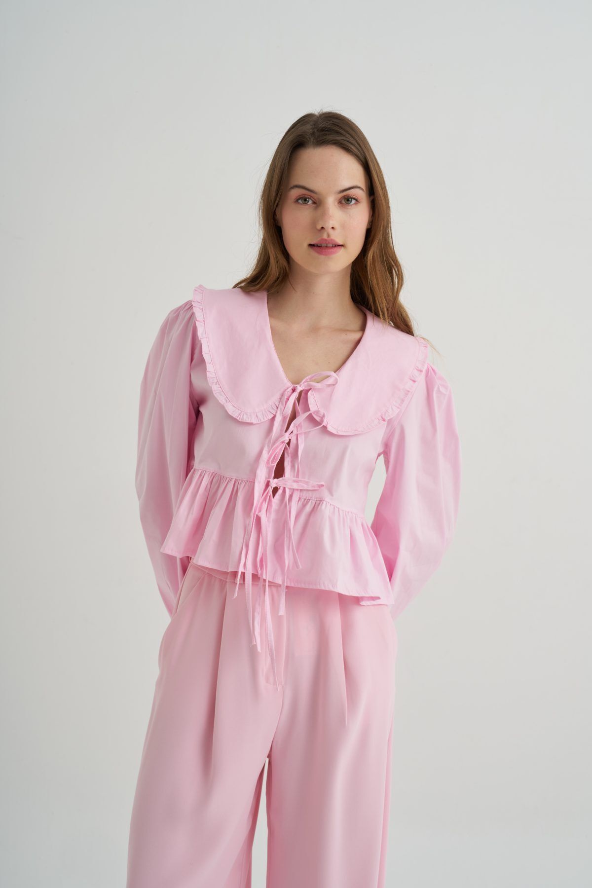 Newmission Bebe Yaka Pembe Poplin Gömlek - Fiyatı, Yorumları