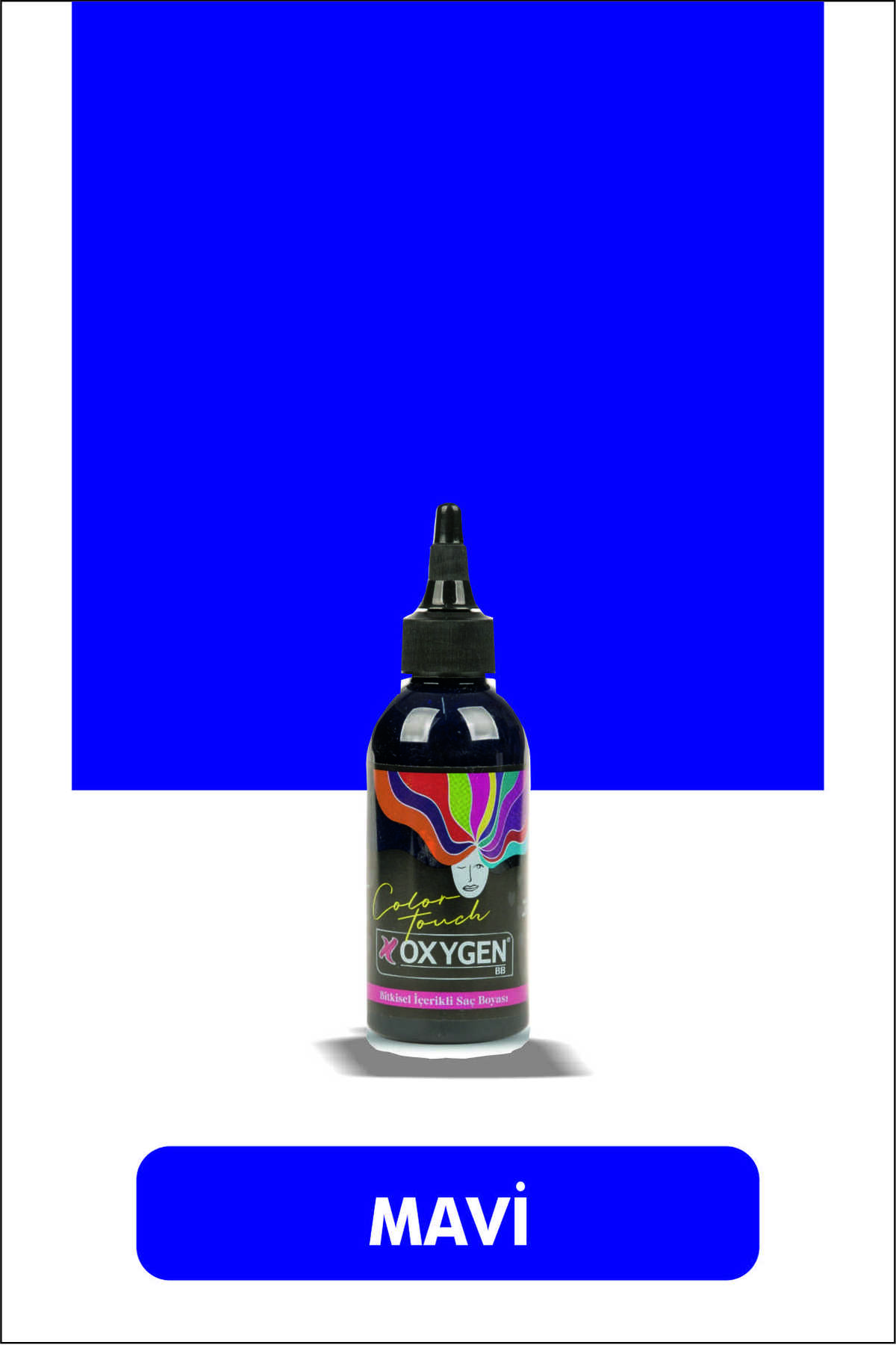 BBOXYGEN Mavi Mavisi Bitkisel Içerikli Renkli Saç Boyası 150 Ml | Color ...
