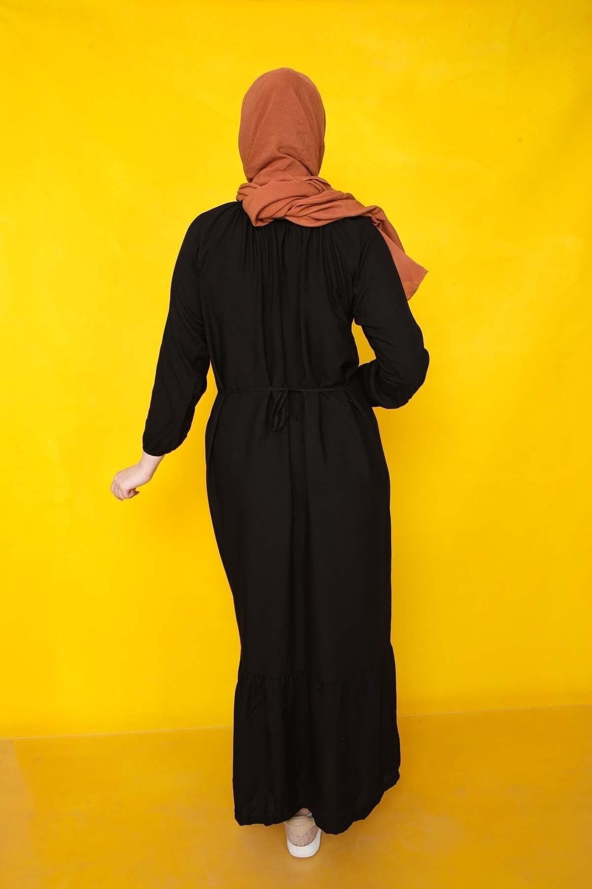 Kutay Collection Mevsimlik Uzun Kadın Tesettür Elbise Fiyatı, Yorumları ...