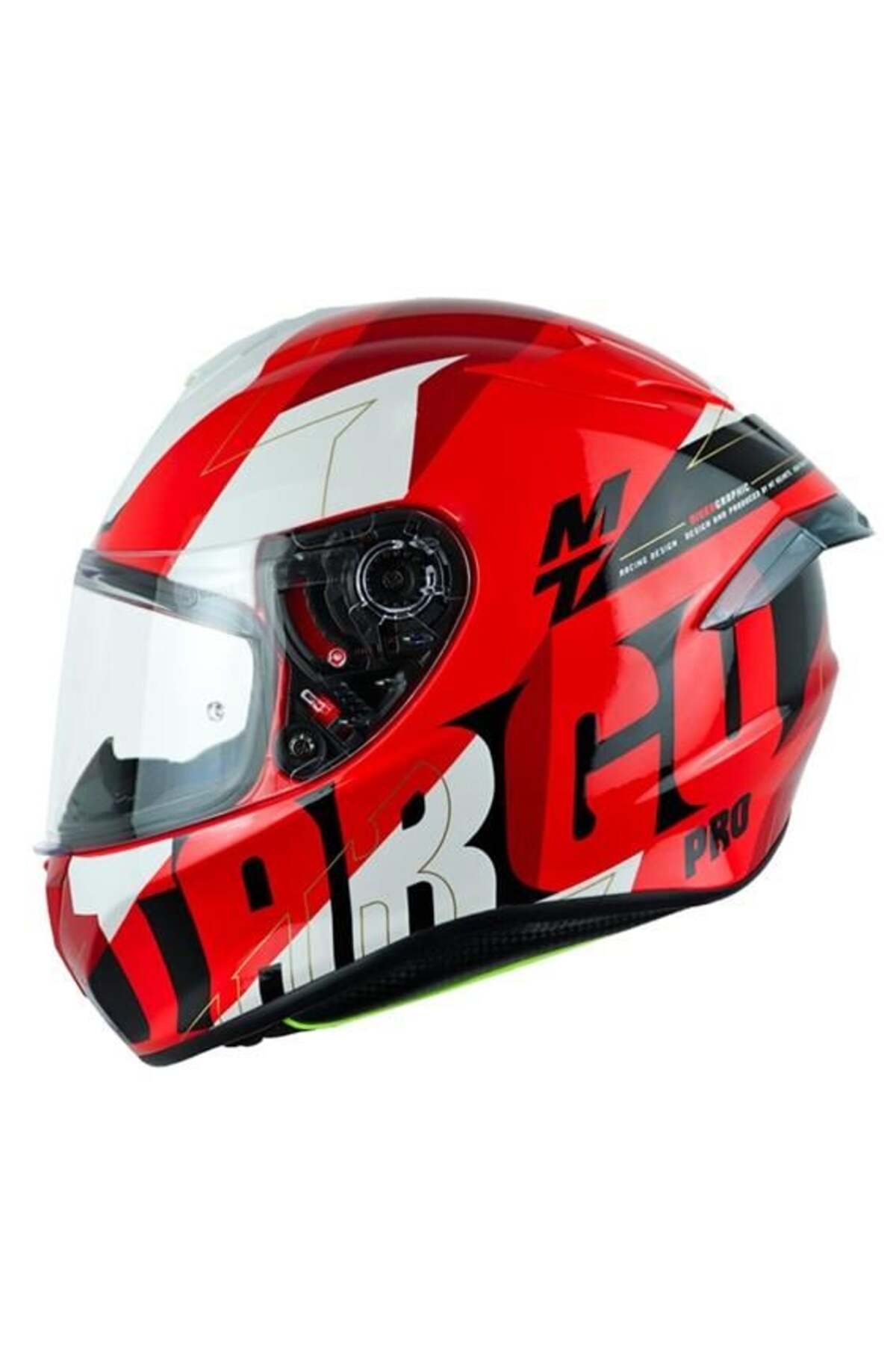 MT Helmets Mt Targo Pro Biger C5 Mat Pearl Red Full Face Motosiklet ...