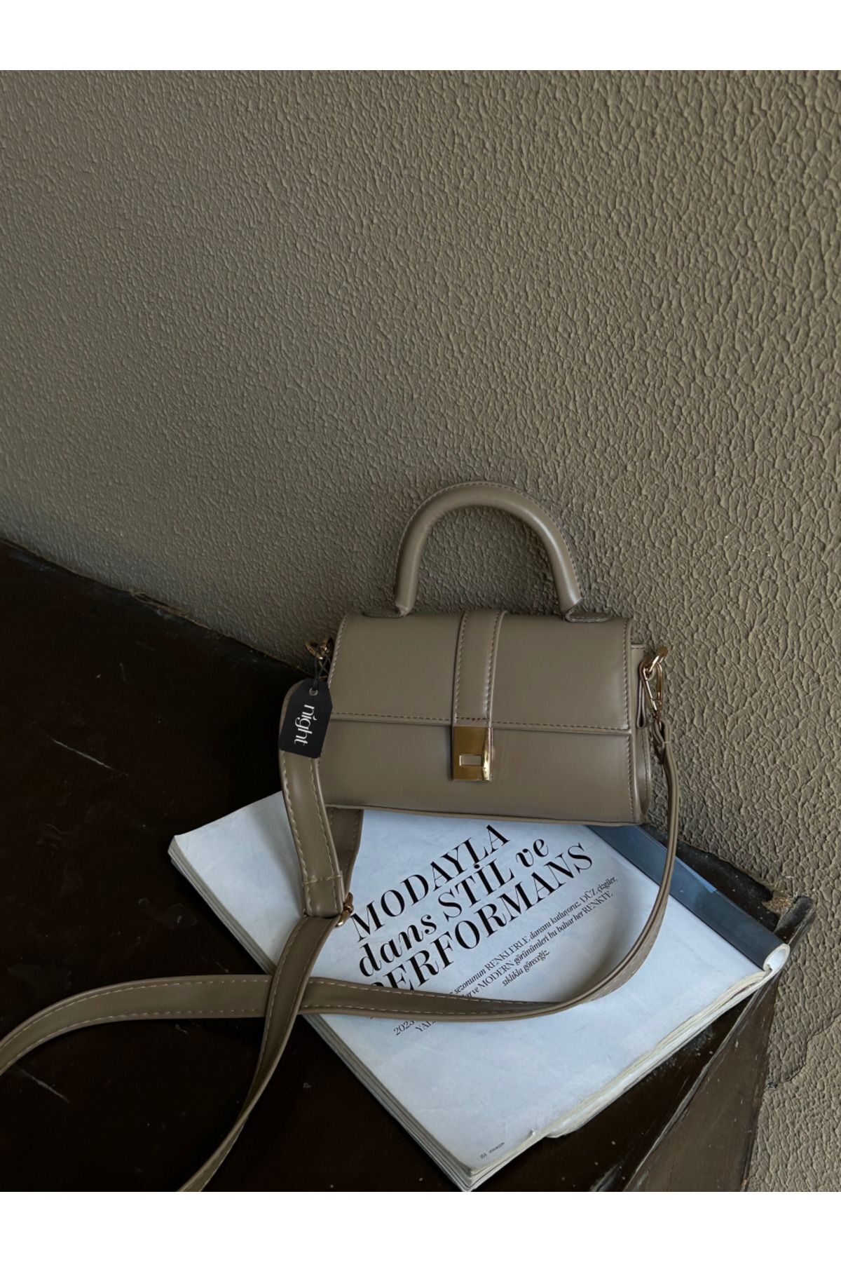 Night Paula Model Koyu Vizon Kadın El Ve Omuz Çantası - Fiyatı, Yorumları