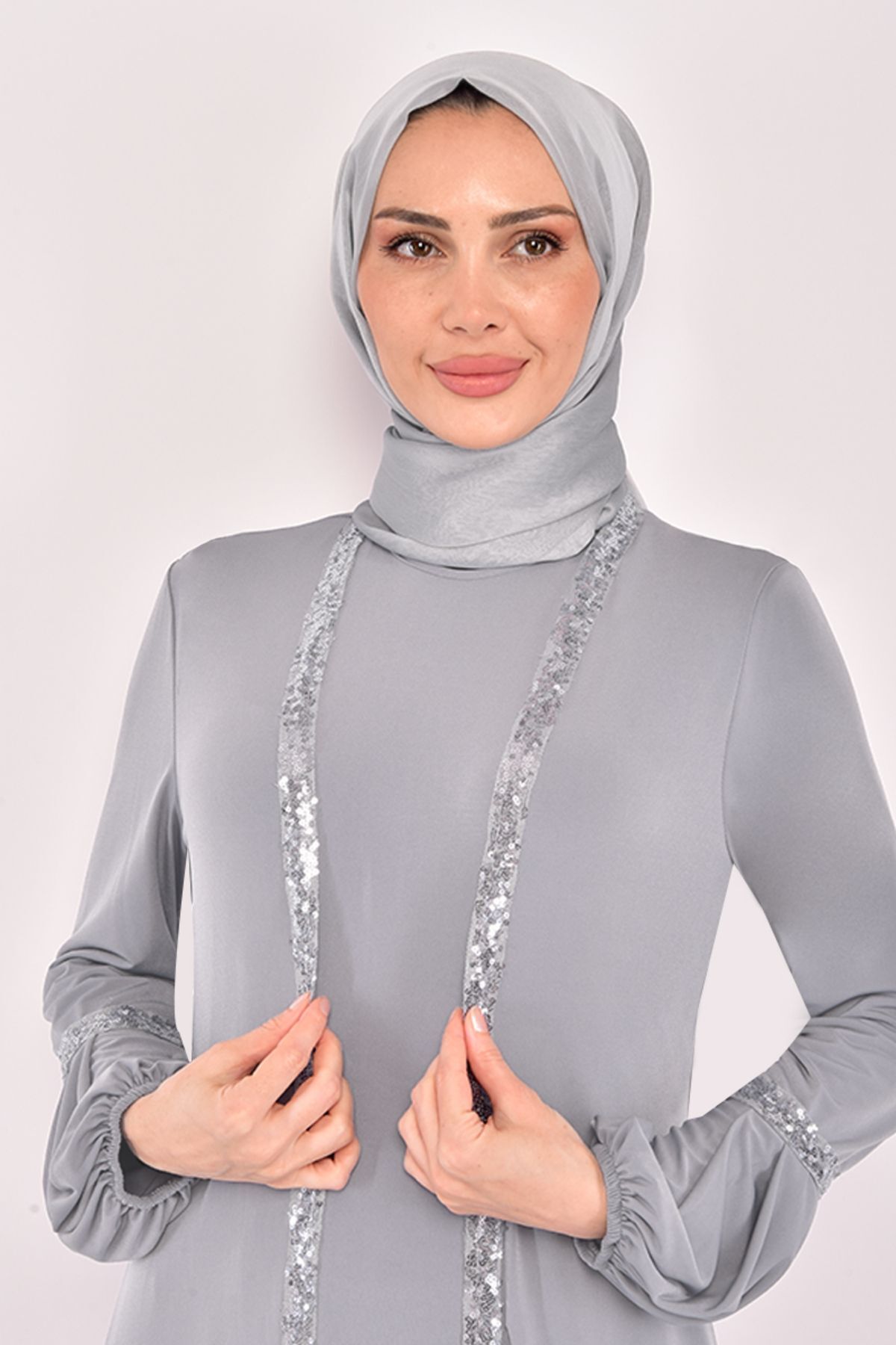 Ayşe Melek Kadın Giyim Abiye Moda Elbiseli Ikili Takım 2600 Gri Fiyatı, Yorumları - Trendyol