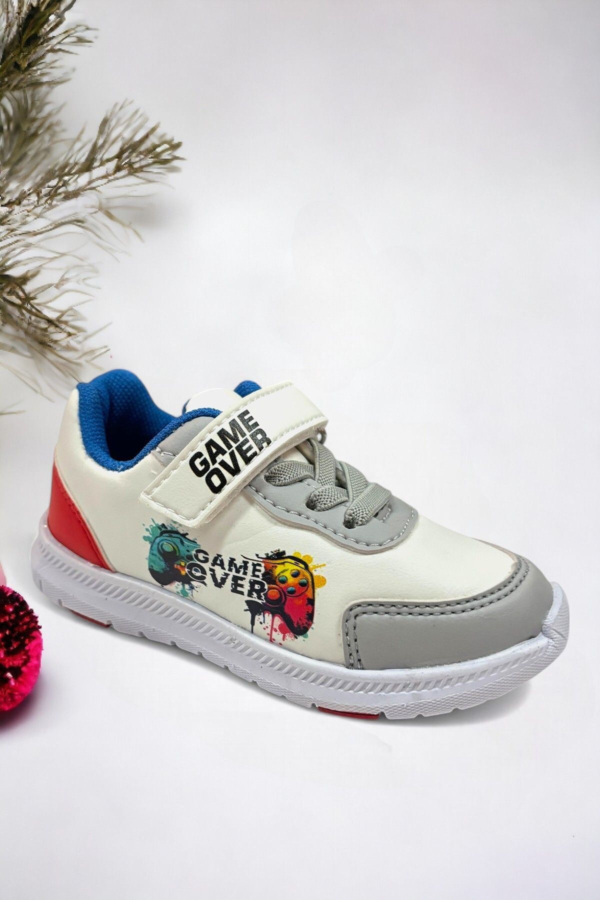 Ponchiq Game Over Baskılı Cırt Cırtlı Erkek Bebek Spor Ayakkabı ...