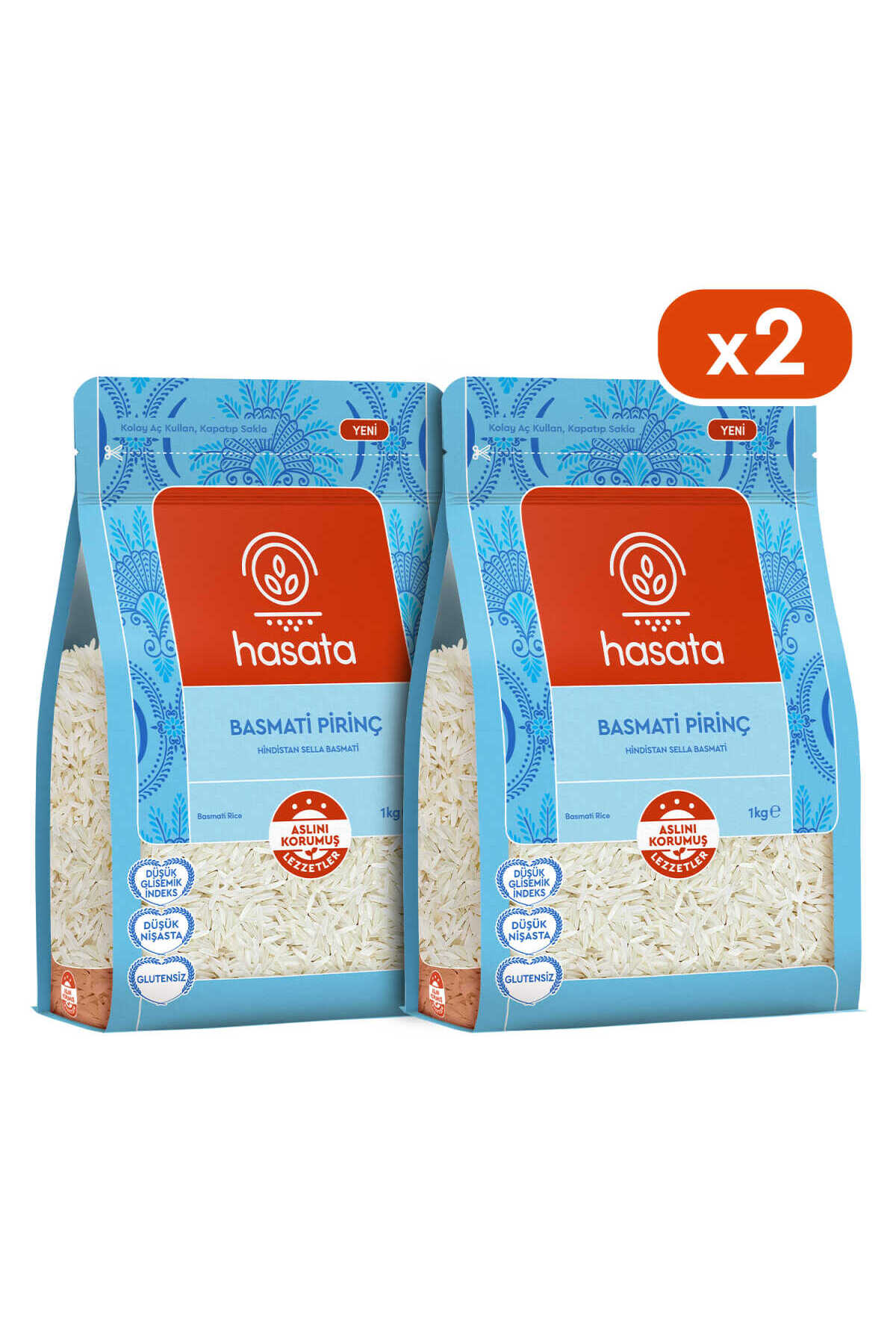 Hasata Basmati Pirinç Avantaj Paketi (2 KG) Fiyatı, Yorumları - Trendyol