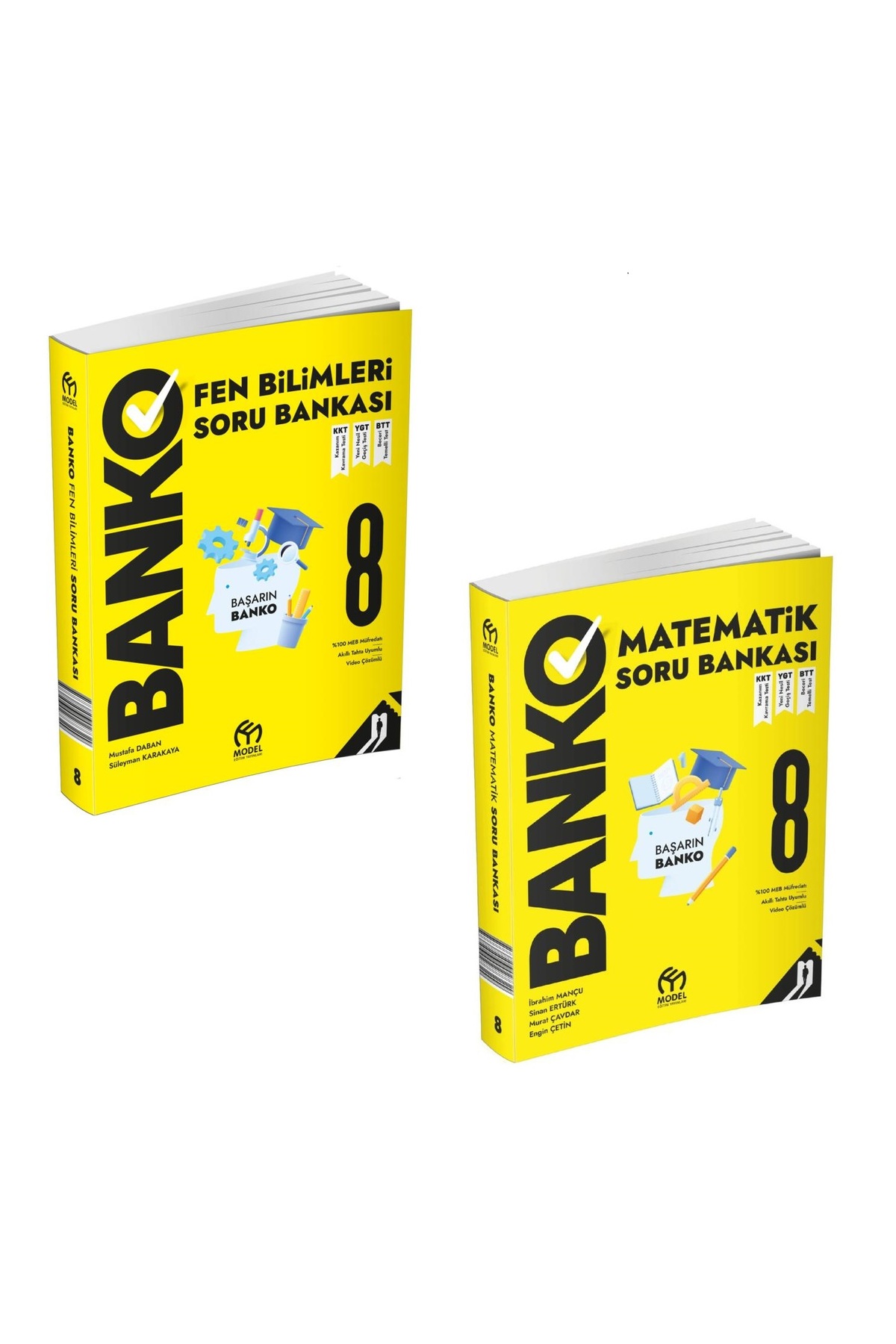 Model Eğitim Yayınları 8.Sınıf Banko Matematik + Fen Bilimleri Soru Bankası (2 Kitap) - Fiyatı ...
